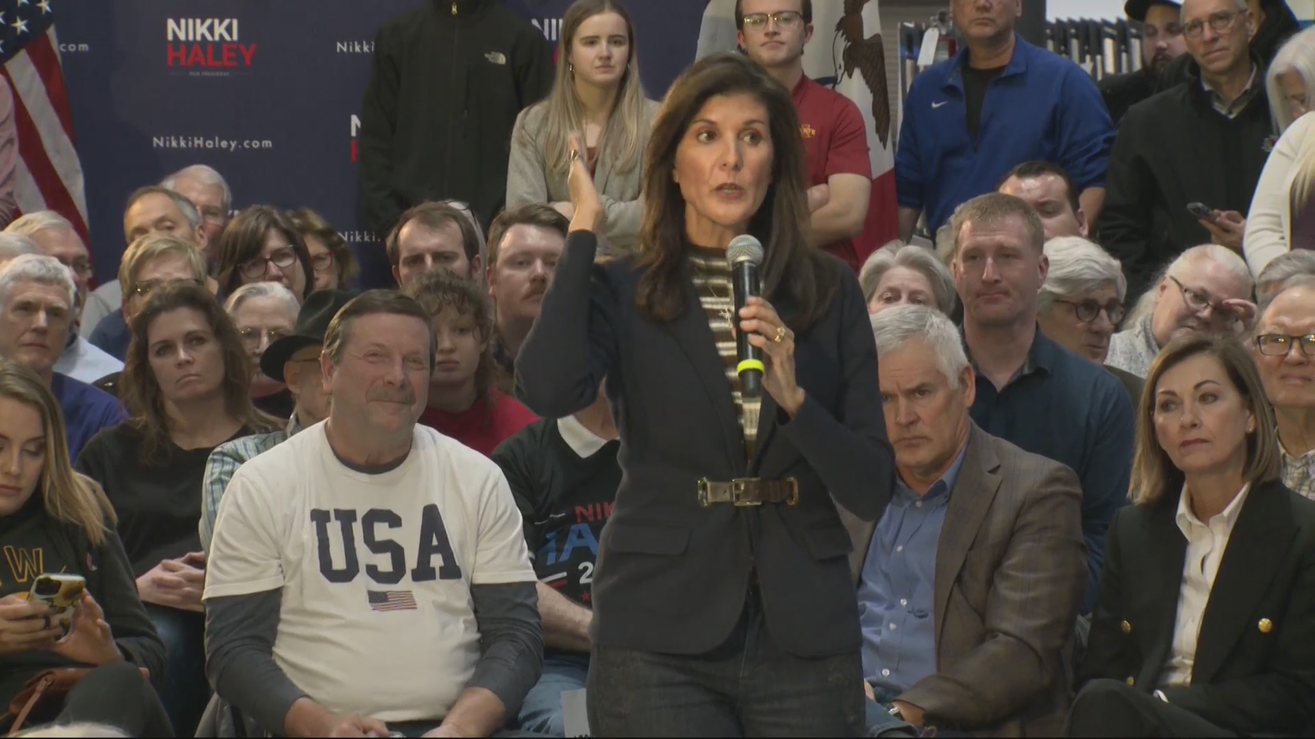 Haley makes first campaign stop in Iowa as presidential candidate ...