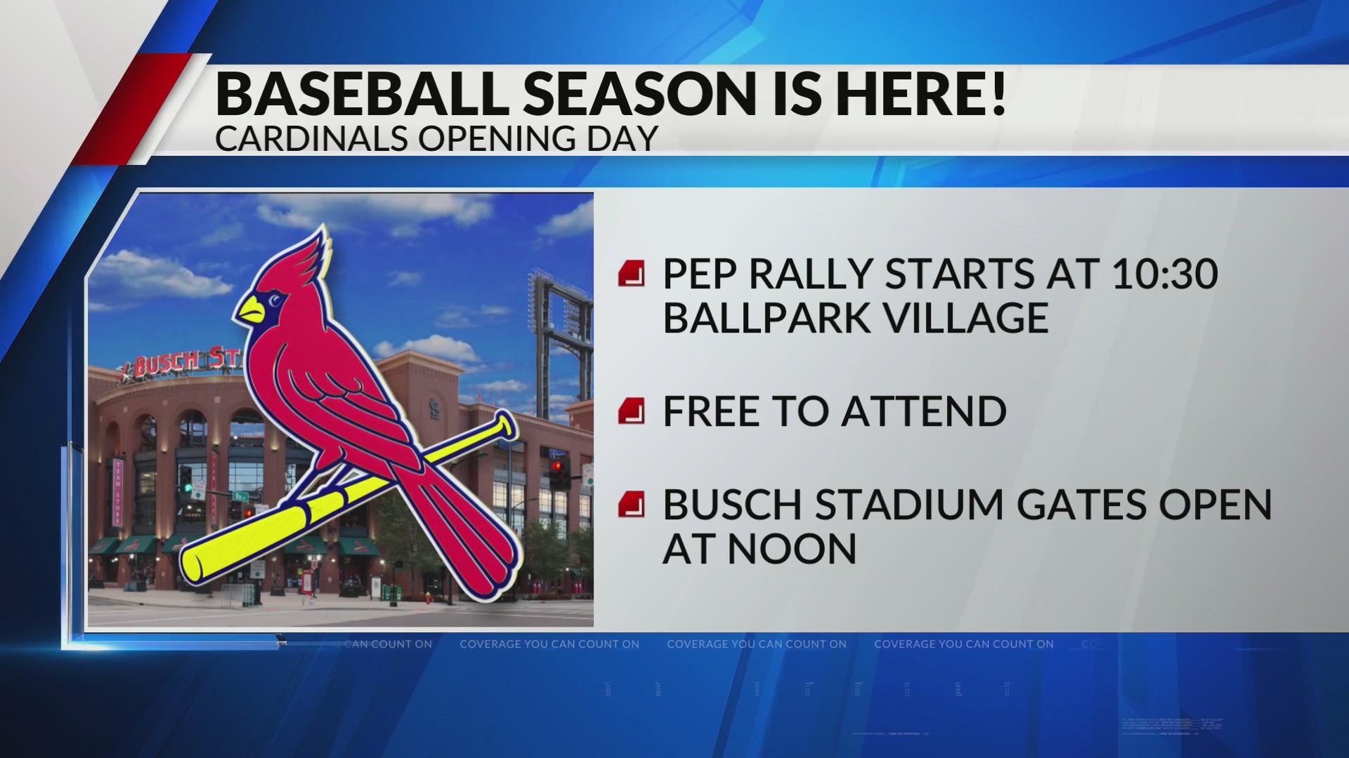 Cardinals Opening Day – what to expect in and around Busch Stadium – FOX 2