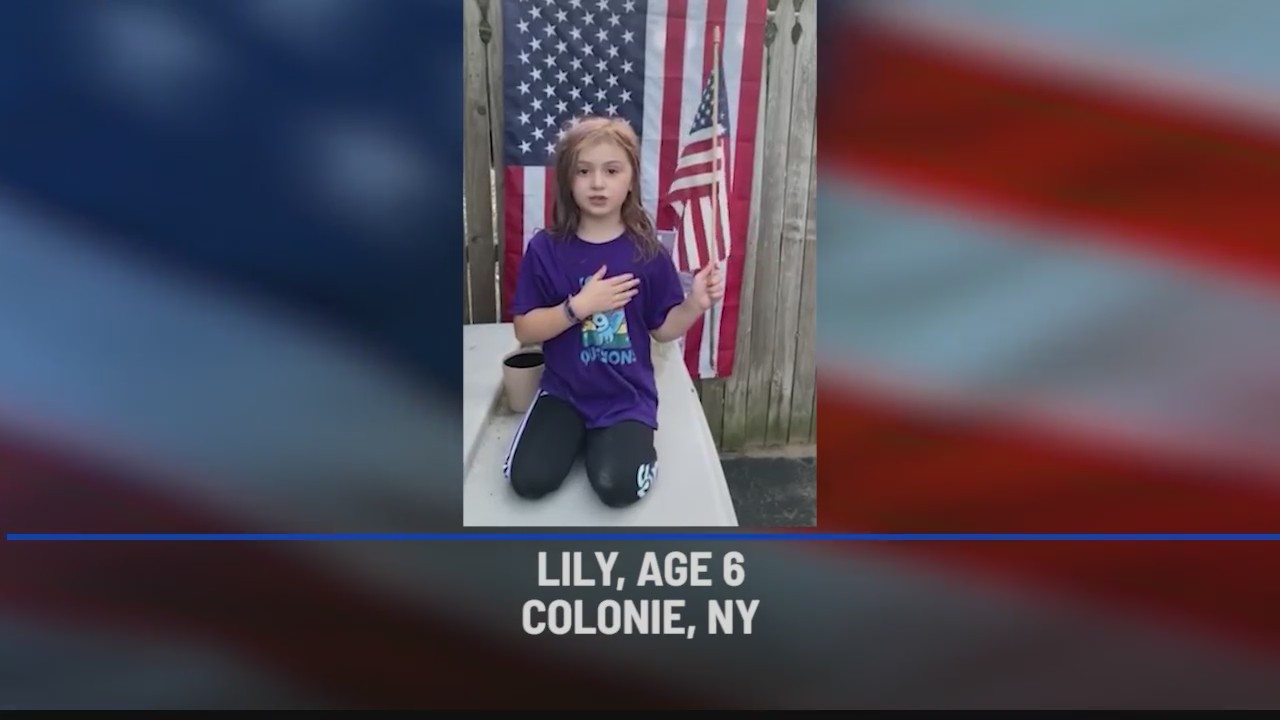 Lily gives us our daily Pledge of Allegiance! – NEWS10 ABC