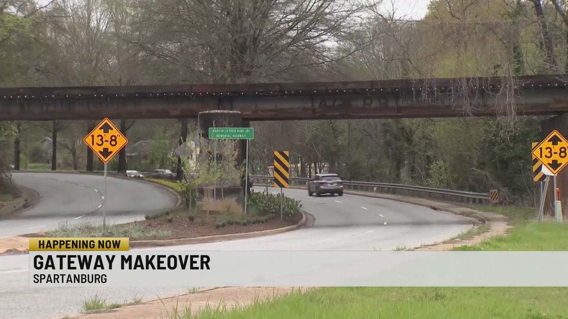 Beautification of busy corridor in Spartanburg is now complete – WSPA 7NEWS