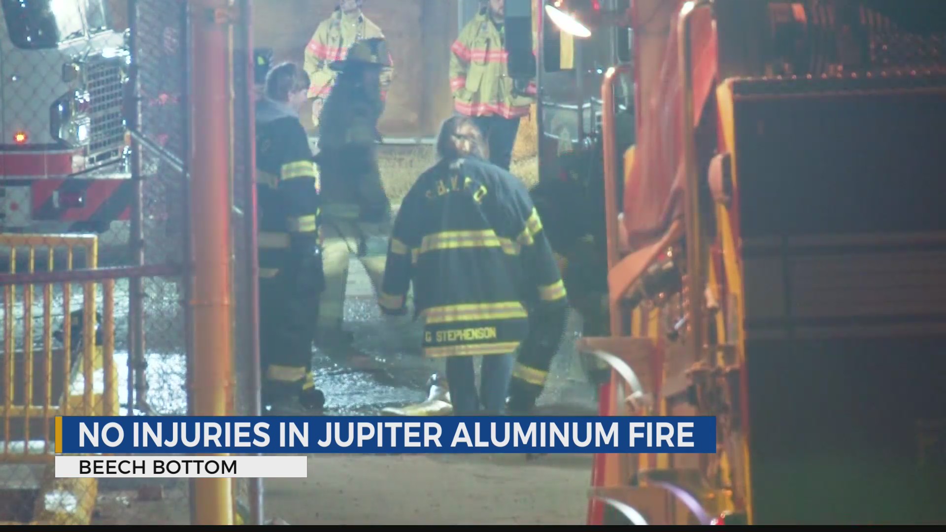 No injuries in fire at Jupiter Aluminum – WTRF