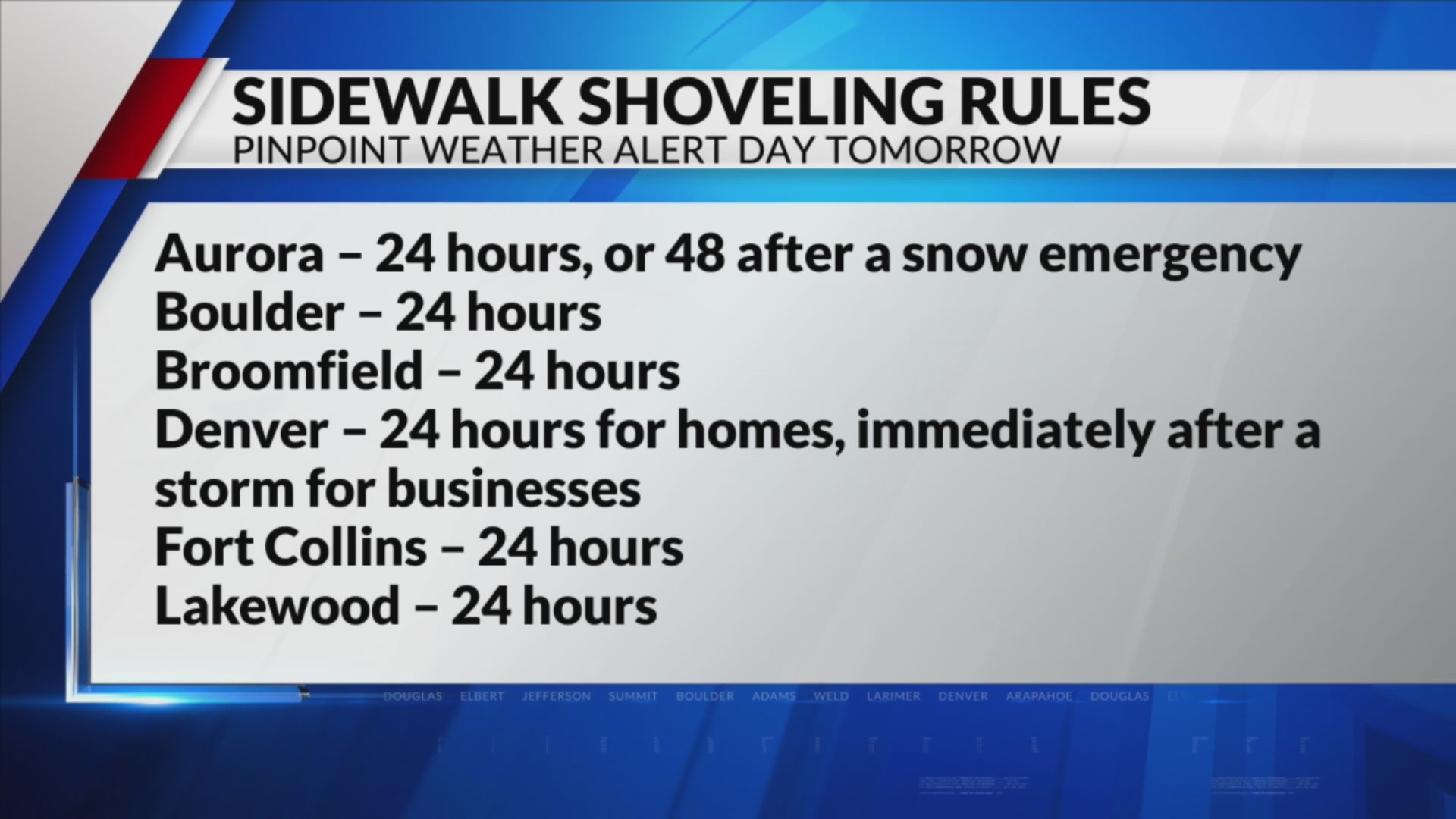 Do you know the shoveling laws ahead of the snowstorm? – FOX31 Denver
