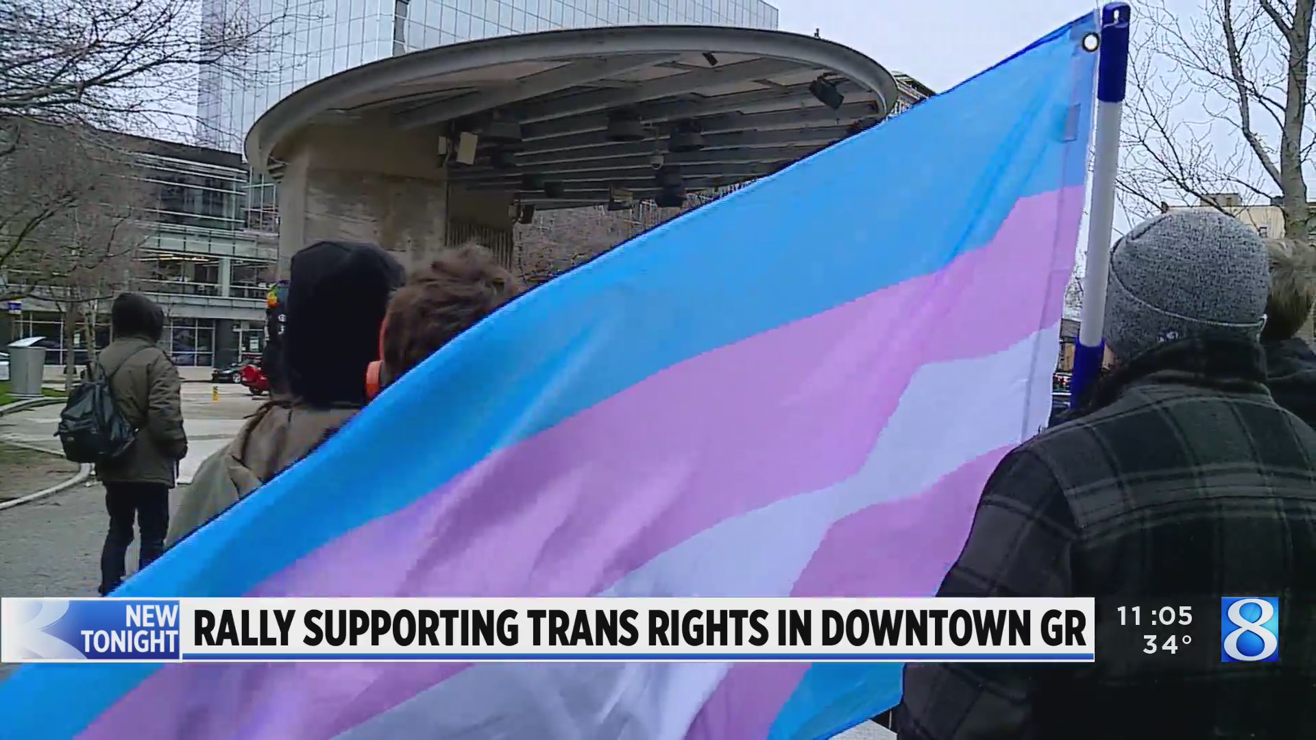 Rally held in support of trans community at Rosa Parks Circle – WOODTV.com
