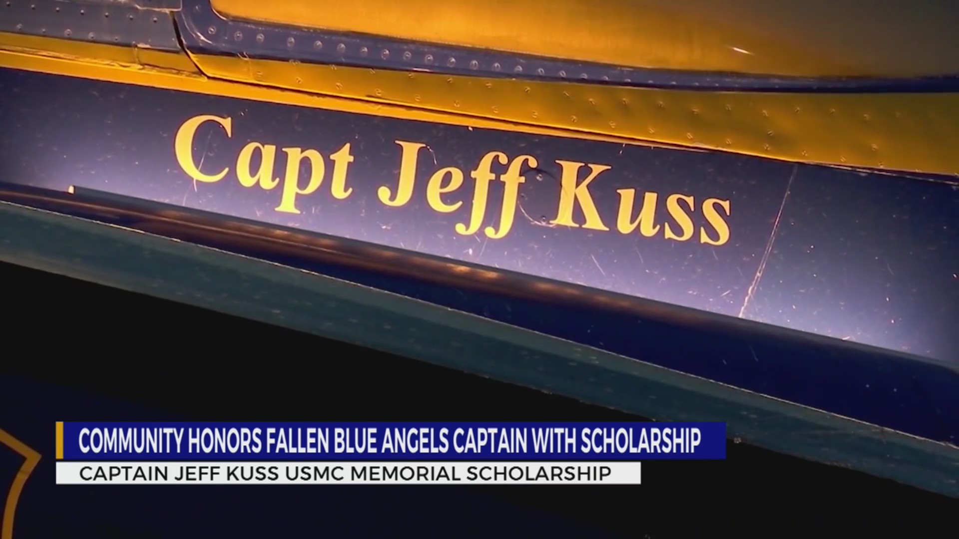 TN community honors fallen Blue Angels captain with scholarship – WKRN ...
