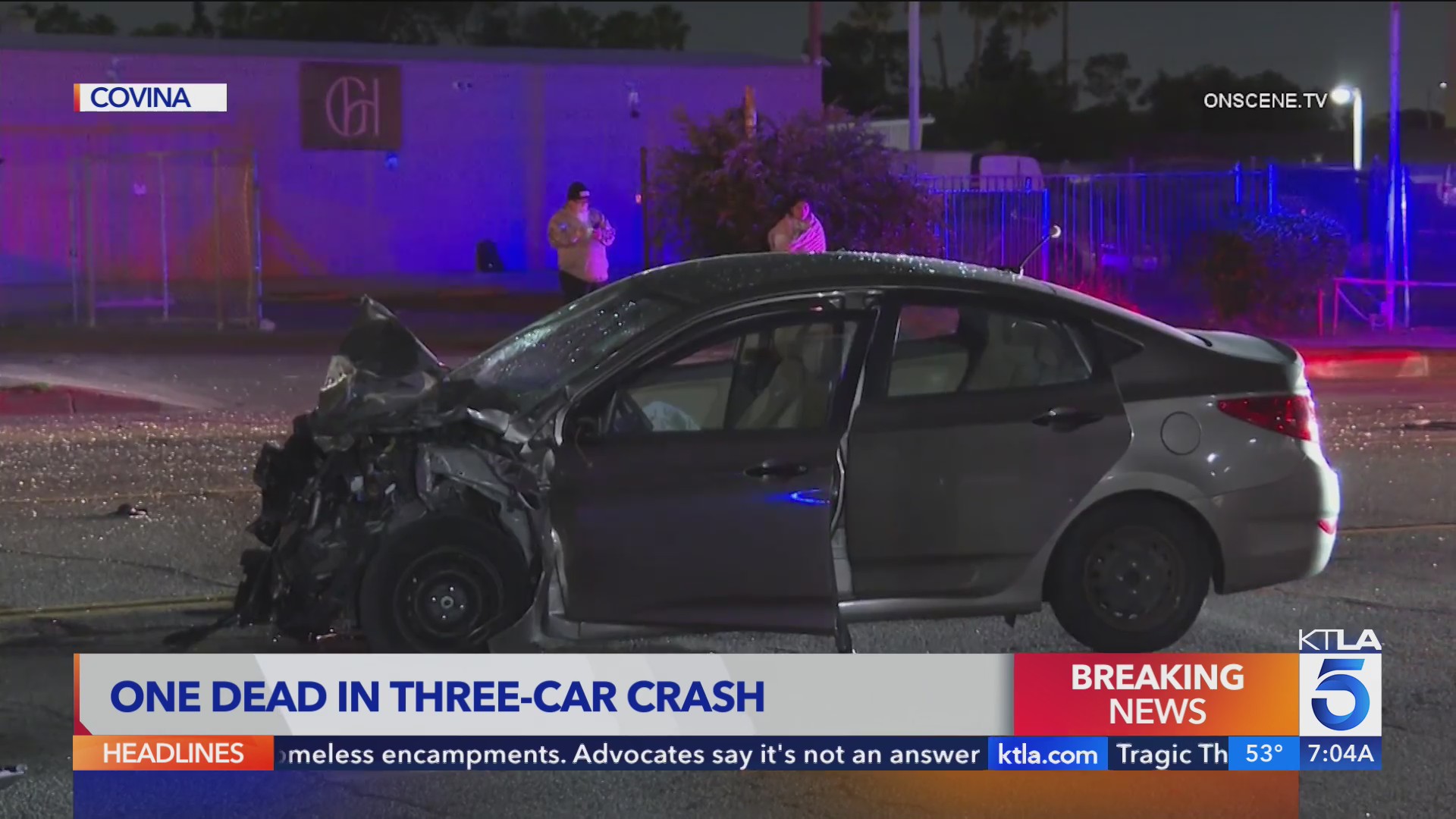 Brutal crash involving 3 cars claims man’s life – KTLA