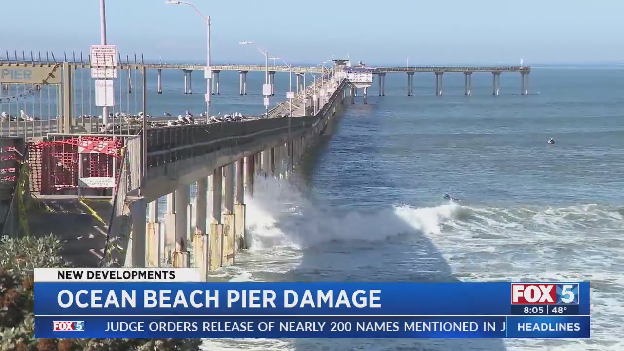 Ocean Beach Pier Damage – FOX 5 San Diego & KUSI News