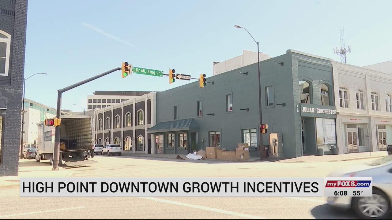 High Point downtown incentivizes growth – FOX8 WGHP