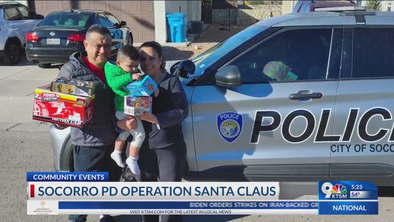 Socorro Police spread holiday cheer with Operation Santa Claus – KTSM 9 ...