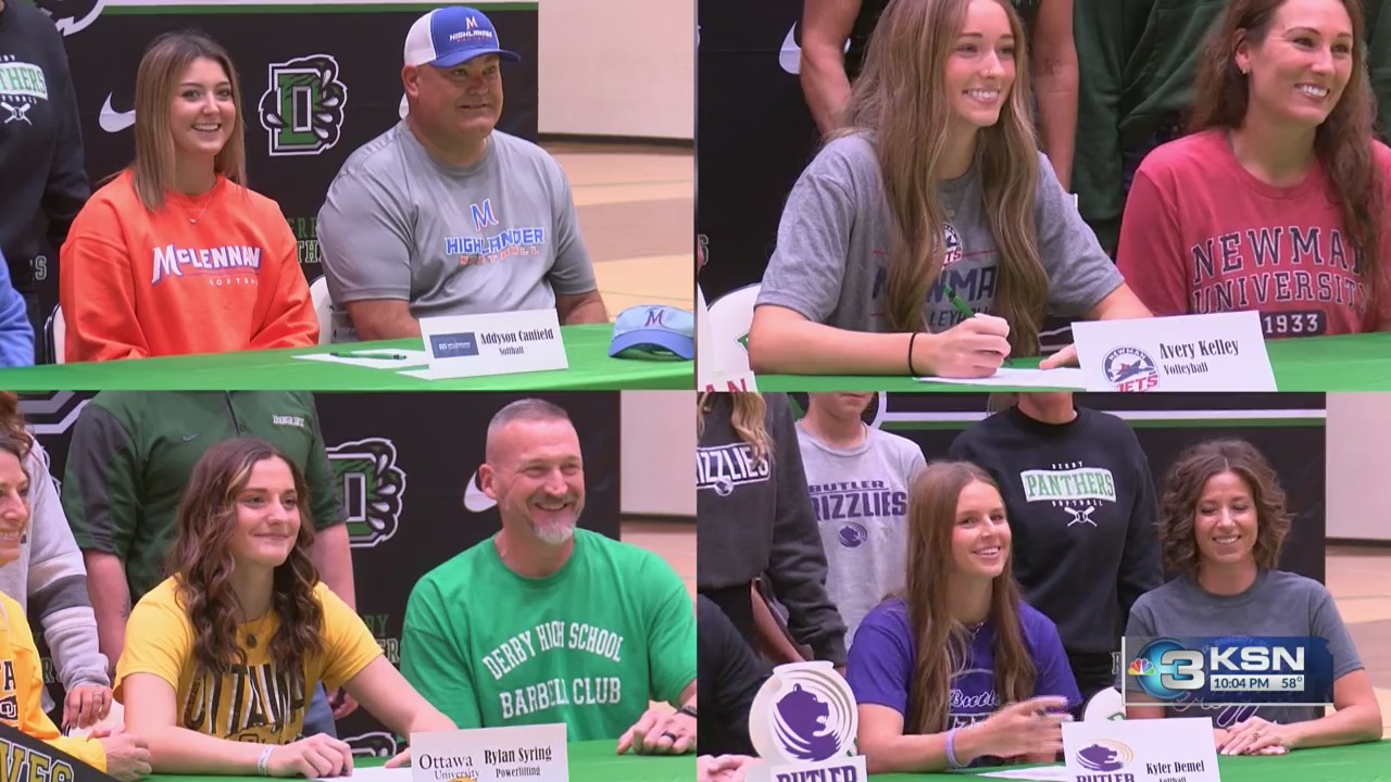 Dozens of Wichita athletes sign letters of intent to play in college ...