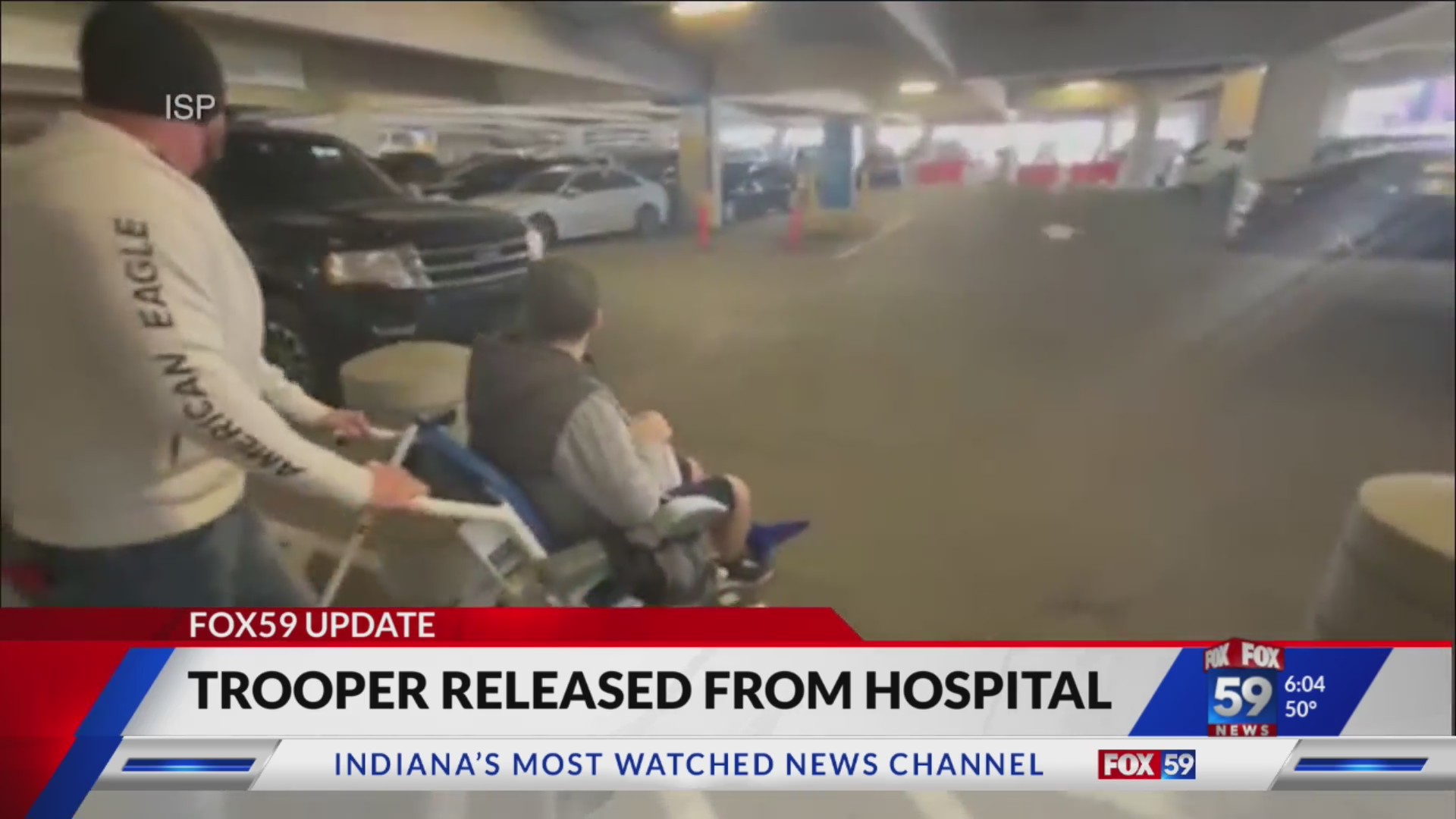 ISP trooper recently hit by SUV released from hospital – Fox 59
