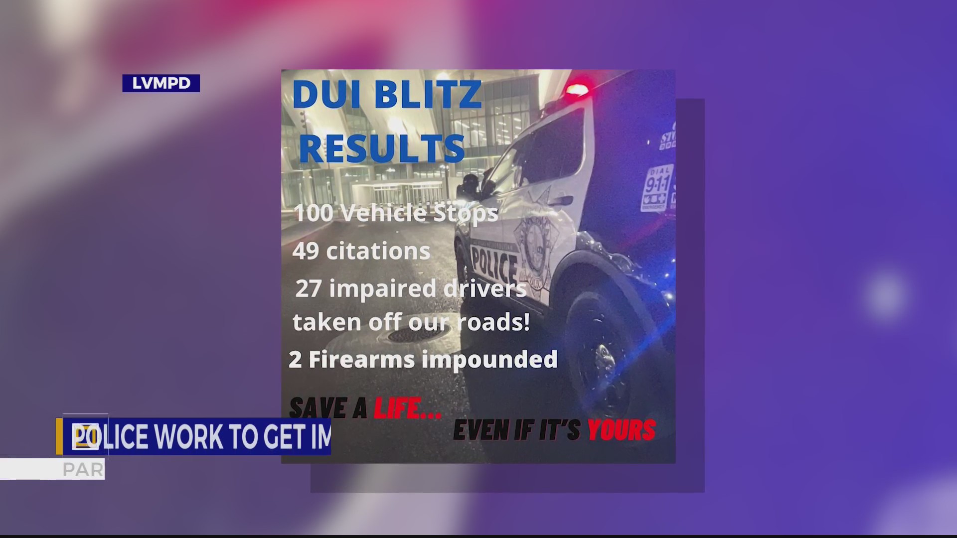 Las Vegas police find over 15 grams of meth, arrest over 25 drivers in ...
