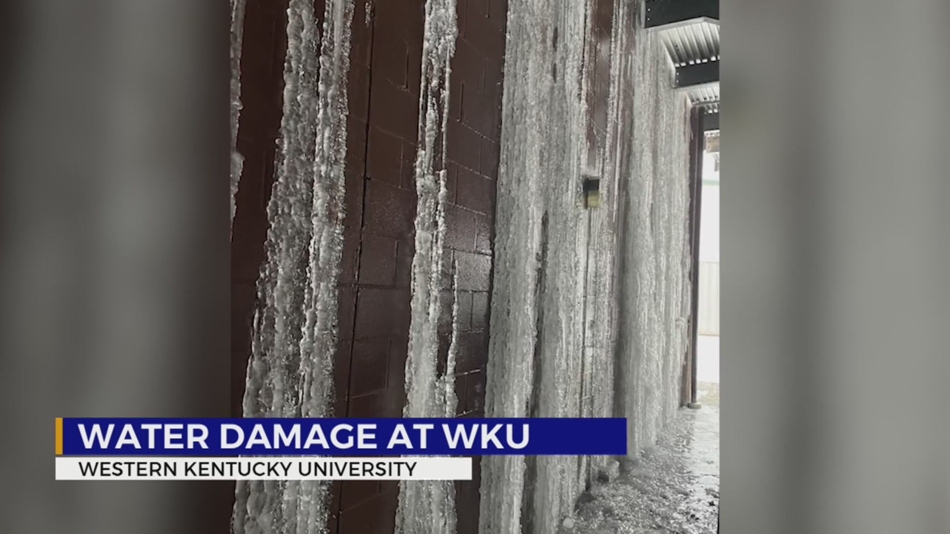 Frozen fire sprinkler system causes leaks at WKU – WKRN News 2