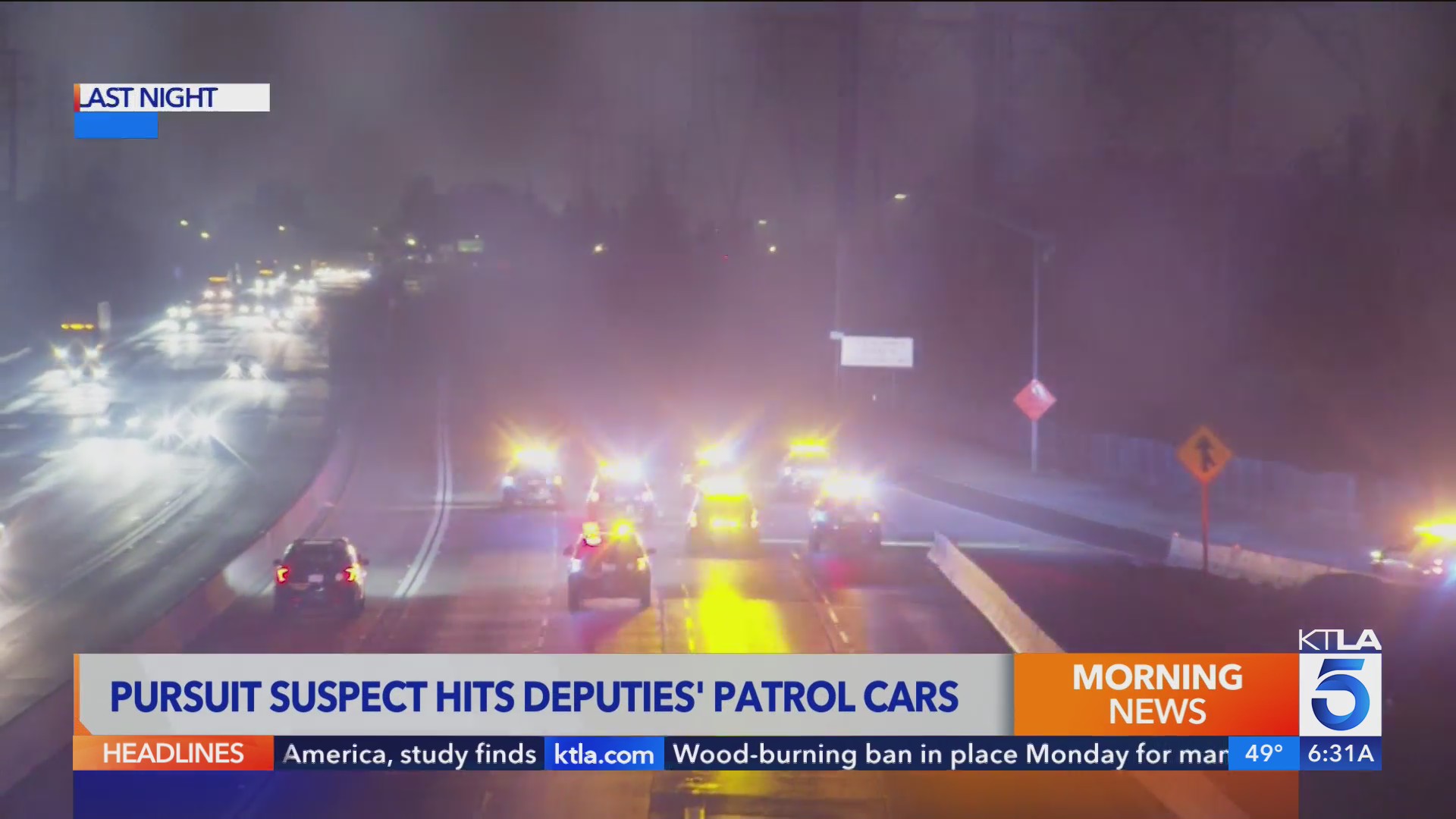 Pursuit suspect taken into custody after ramming multiple LASD units – KTLA