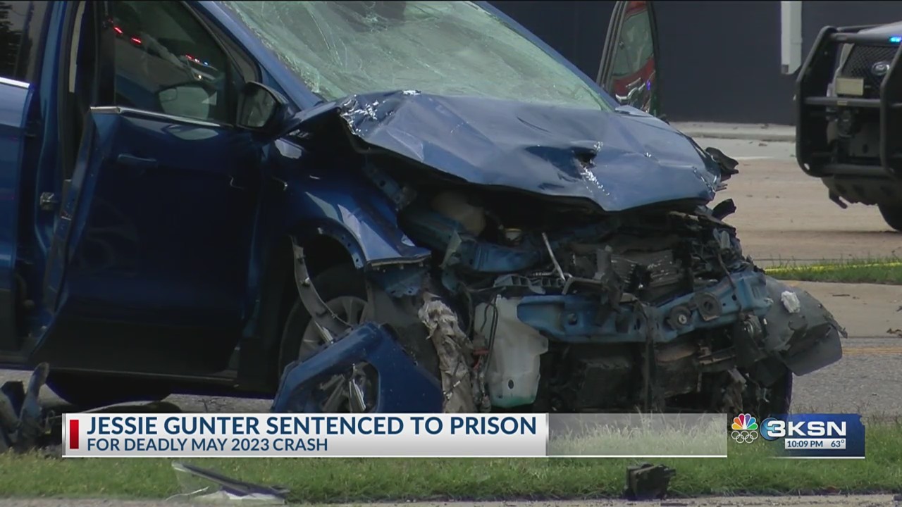 Man sentenced for fatal crash in May 2023 – KSN-TV