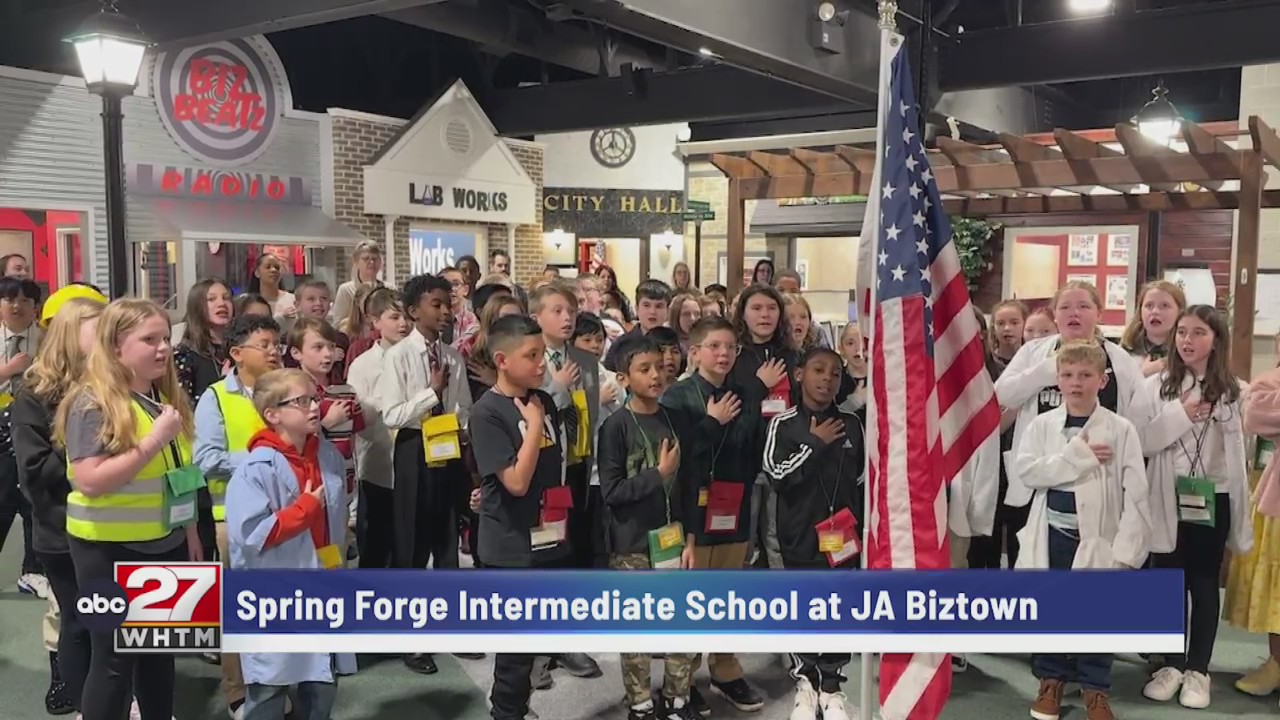 Pledge of Allegiance: Spring Forge Intermediate School at Junior ...