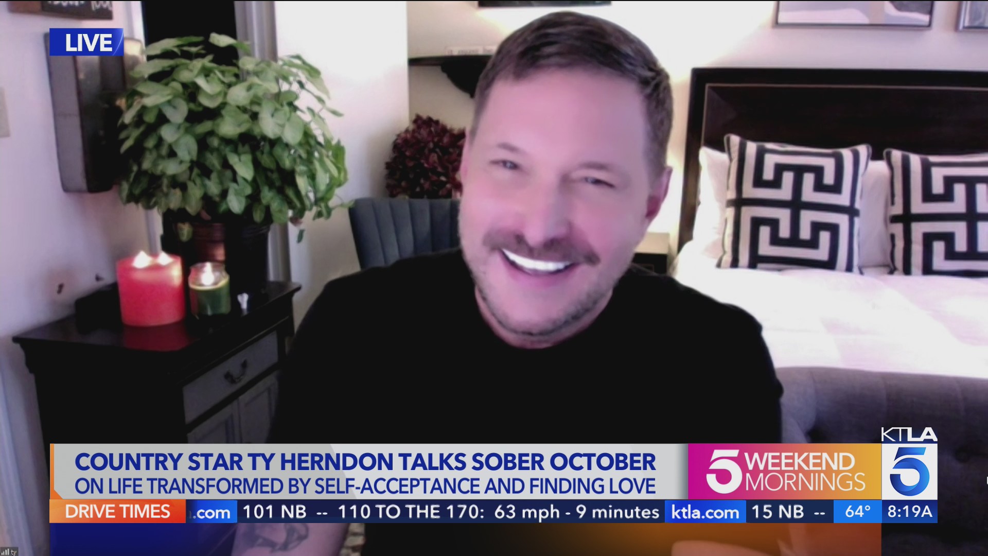 Country star Ty Herndon on finding love and Sober October – KTLA