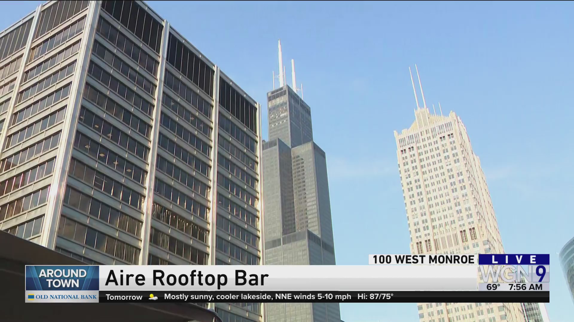 Around Town – Aire Rooftop Bar – WGN-TV