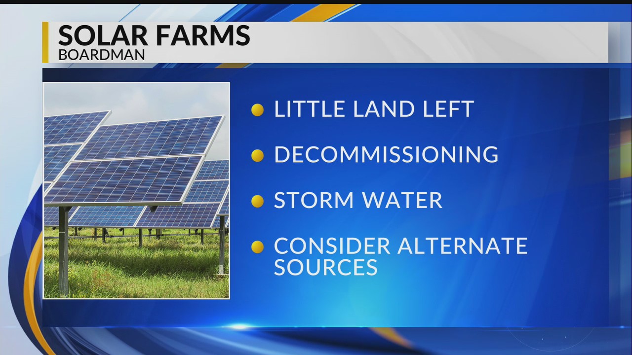 Boardman looking to join townships against solar farms – WKBN.com