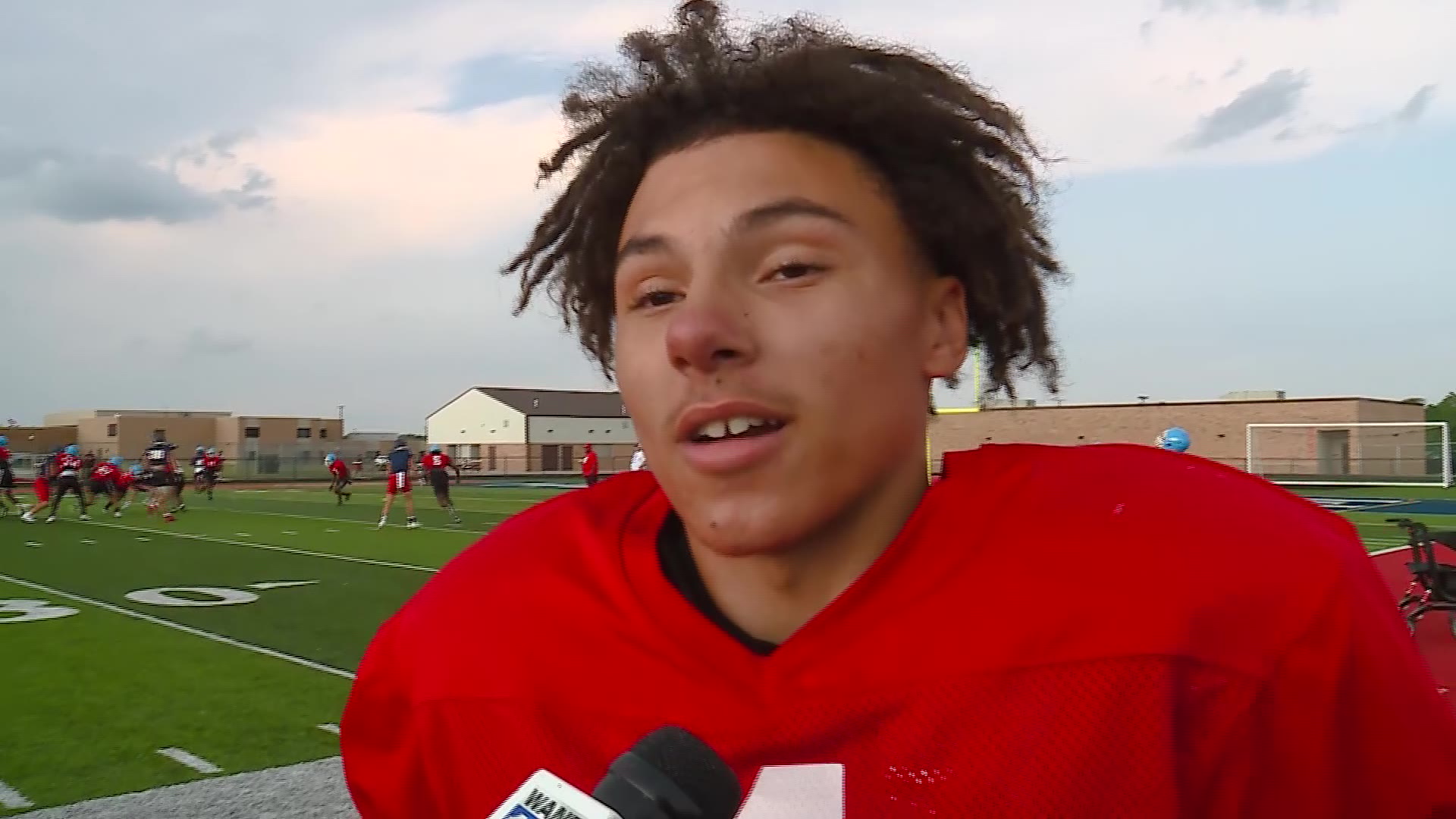 Wayne junior receiver Harold Mack full interview at Heritage HS ...