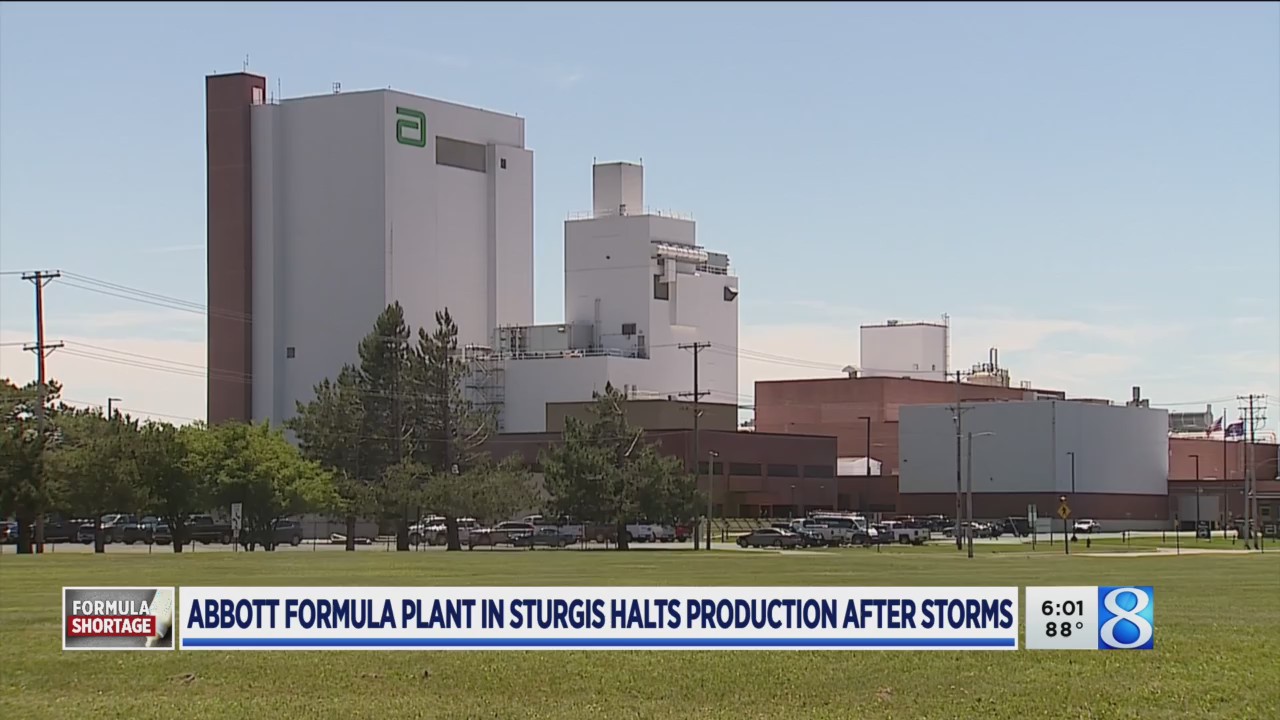 Abbott baby formula plant shuts down again due to flooding – WOODTV.com