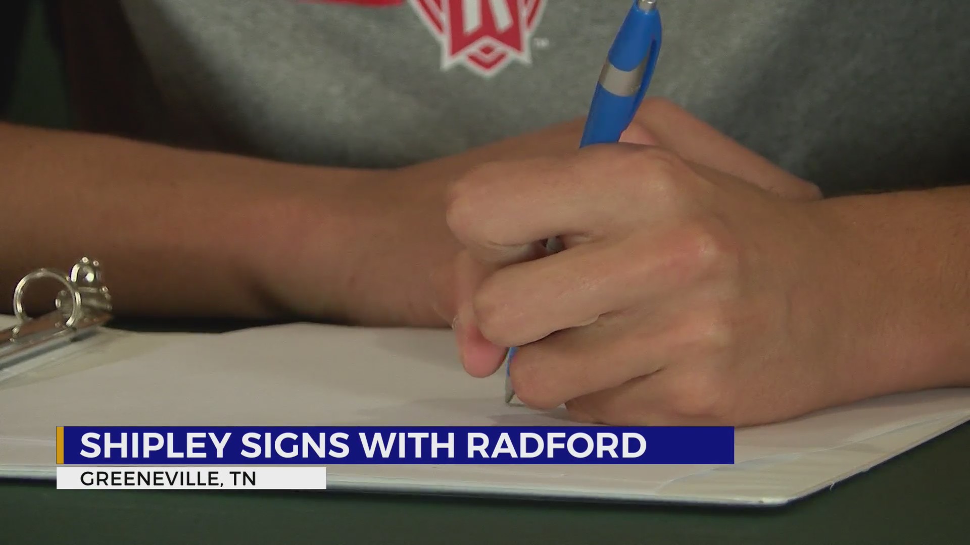 Greeneville’s Shipley signs with Radford baseball – WJHL | Tri-Cities ...