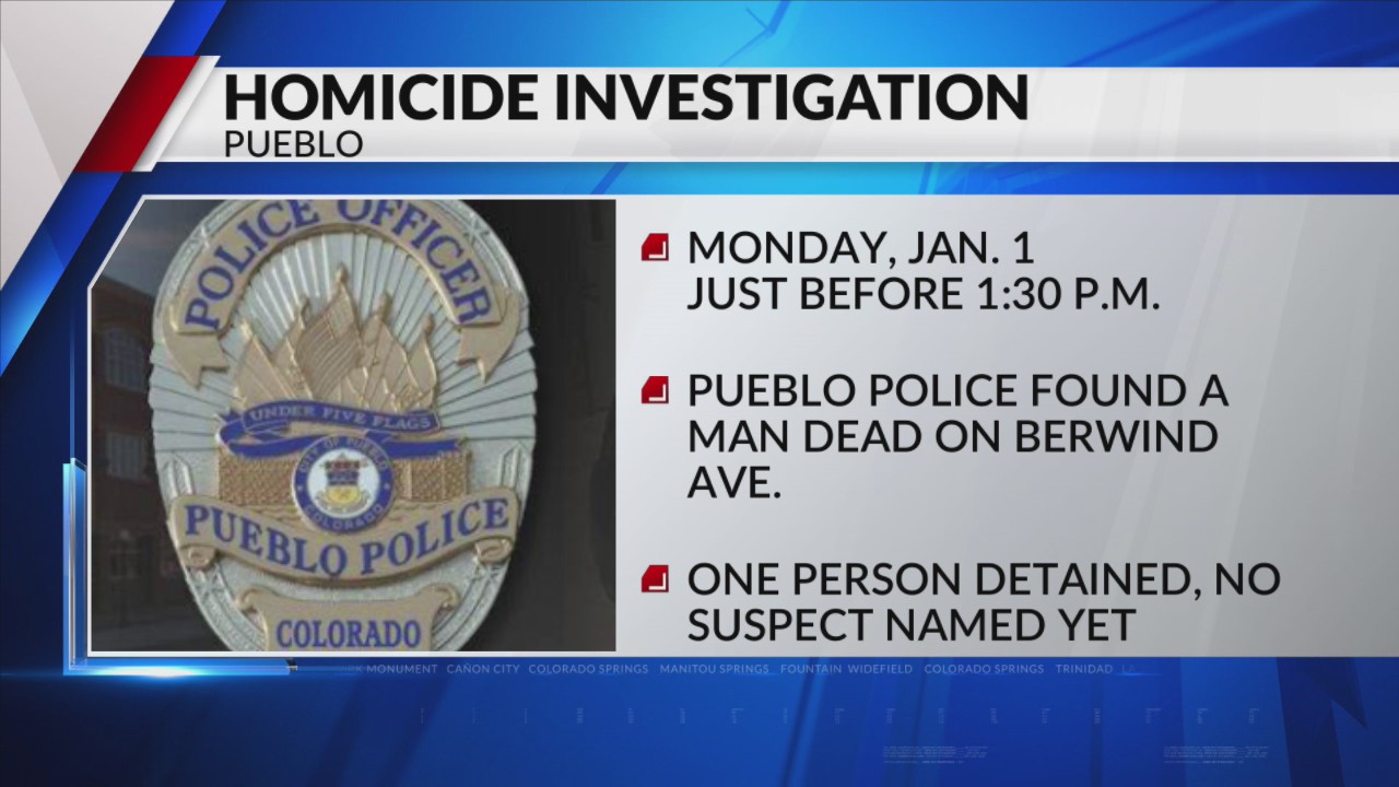Pueblo Police investigating New Year’s Day homicide – FOX21 News Colorado
