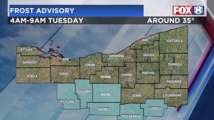 Weather update: Monday evening – Fox 8 Cleveland WJW