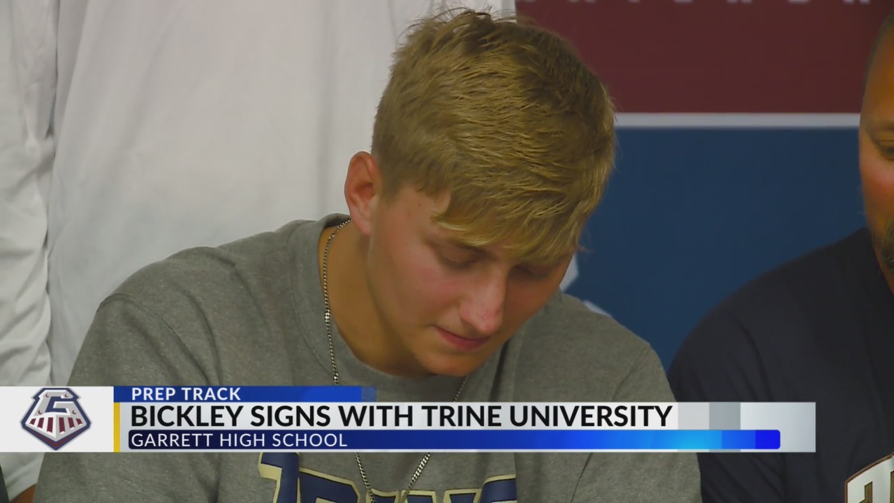 Garrett’s Cody Bickley signs with Trine University track and field ...
