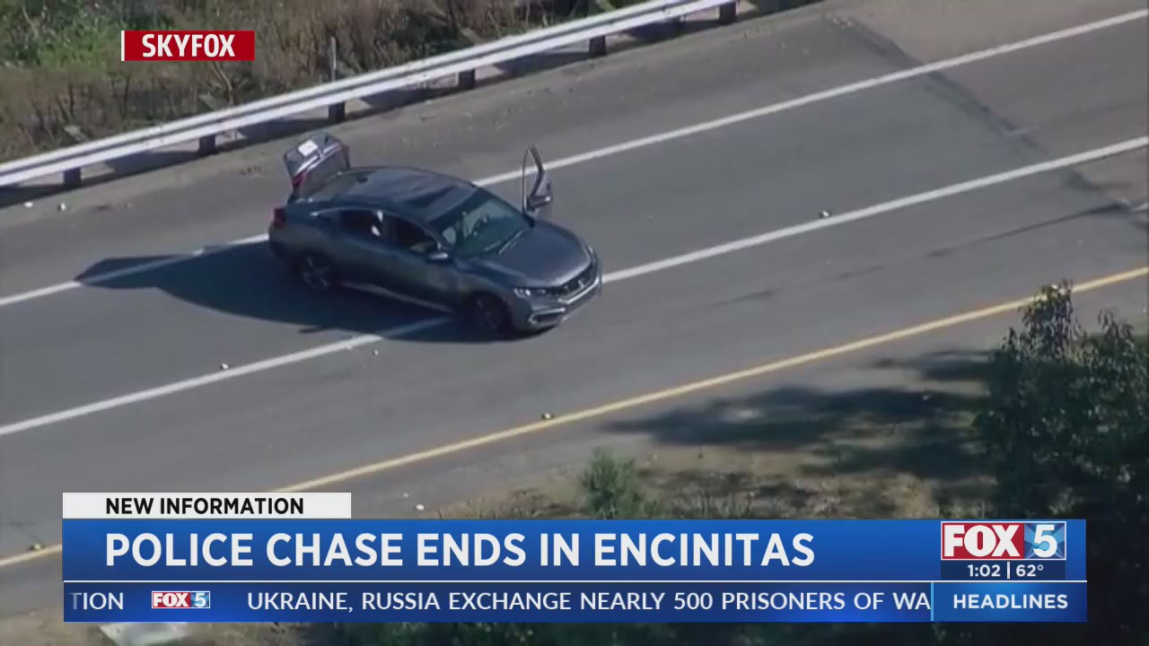 Police Chase Ends In Encinitas – FOX 5 San Diego & KUSI News