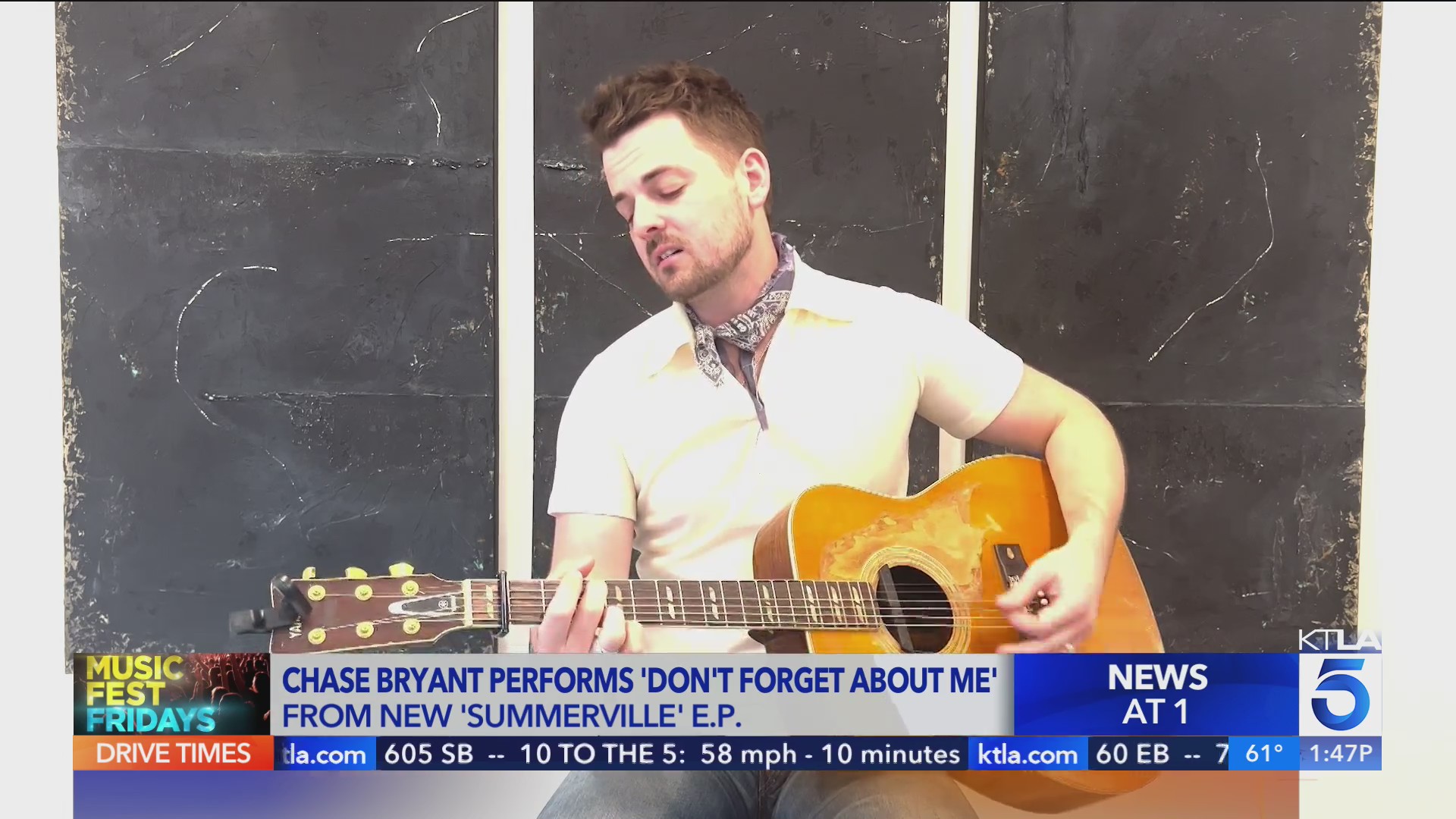 Chase Bryant performs ‘Don’t Forget About Me’ – KTLA