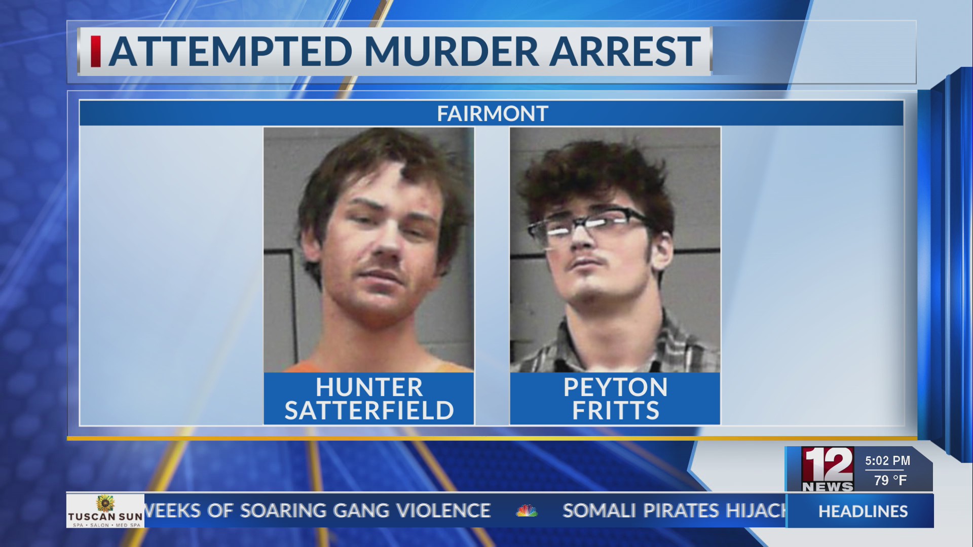 2 arrested for attempted murder in Fairmont – WBOY.com