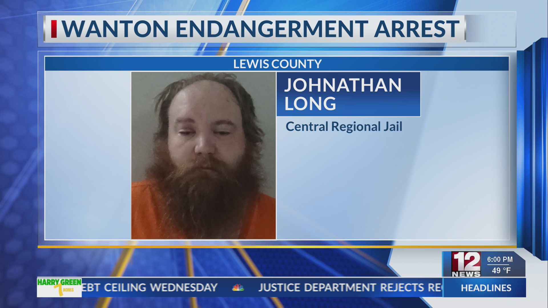 Johnathan Long wanton endangerment arrest – WBOY.com