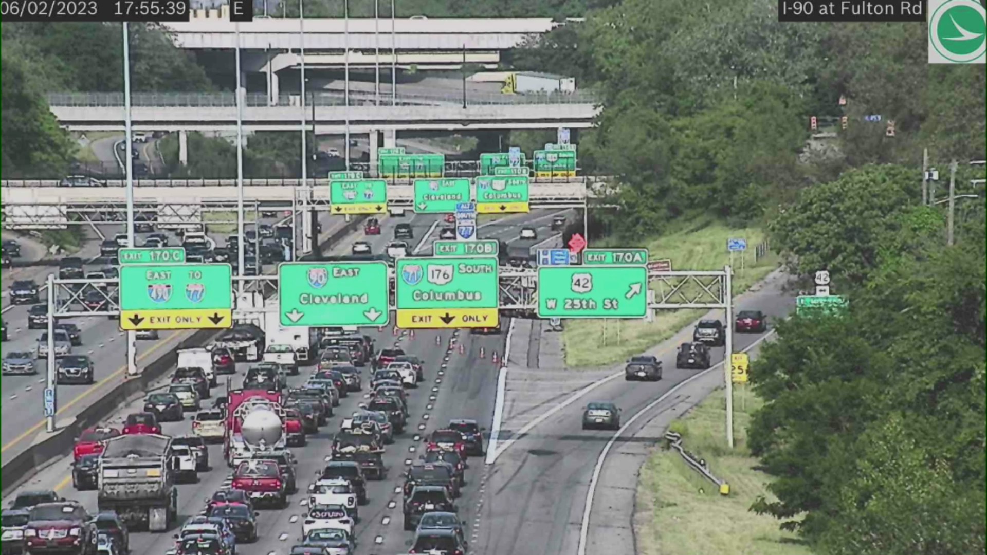Traffic backed up after I-90 E crash in Cleveland – Fox 8 Cleveland WJW