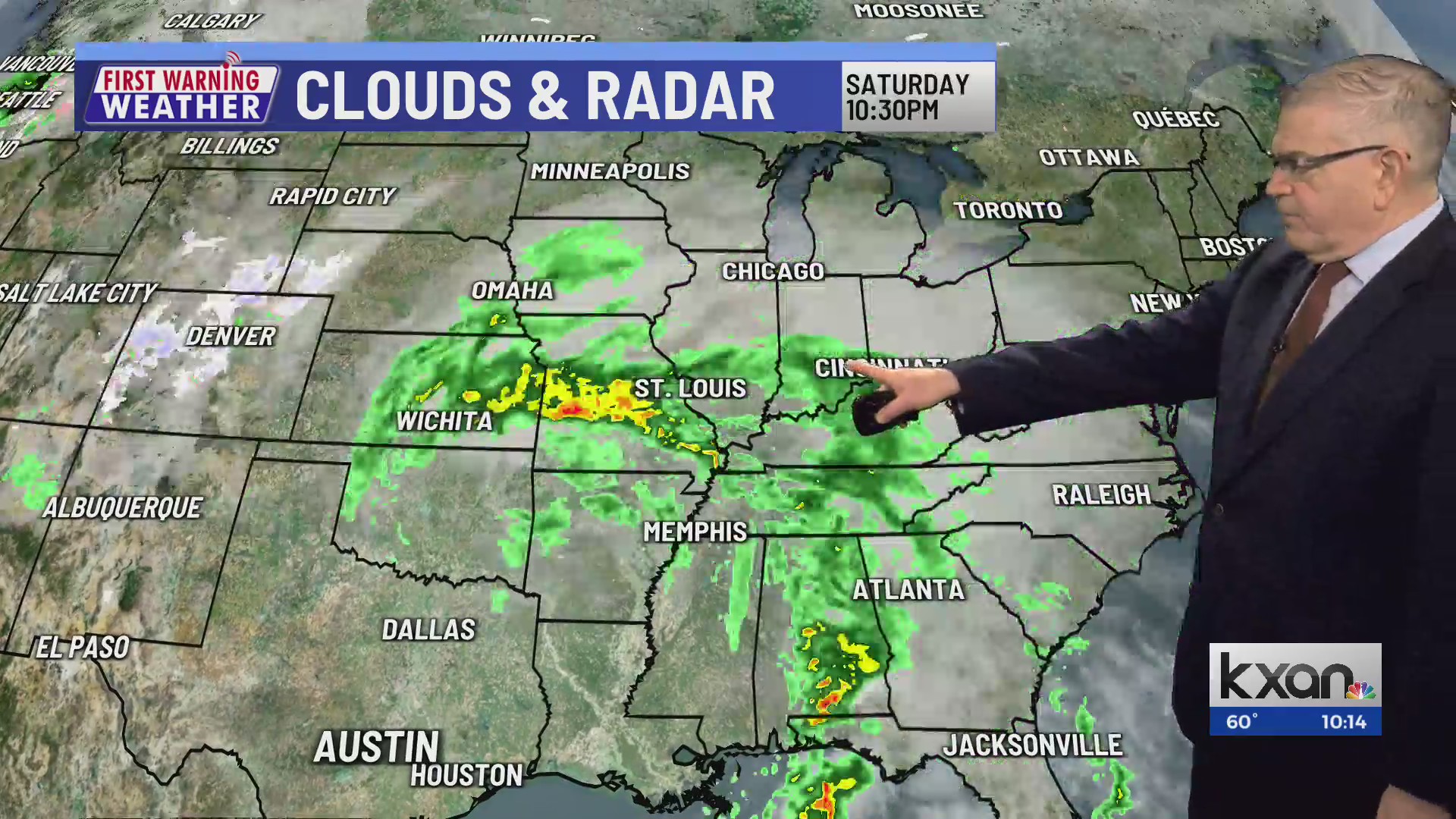 Sunday First Warning Weather with Rich Segal – KXAN Austin