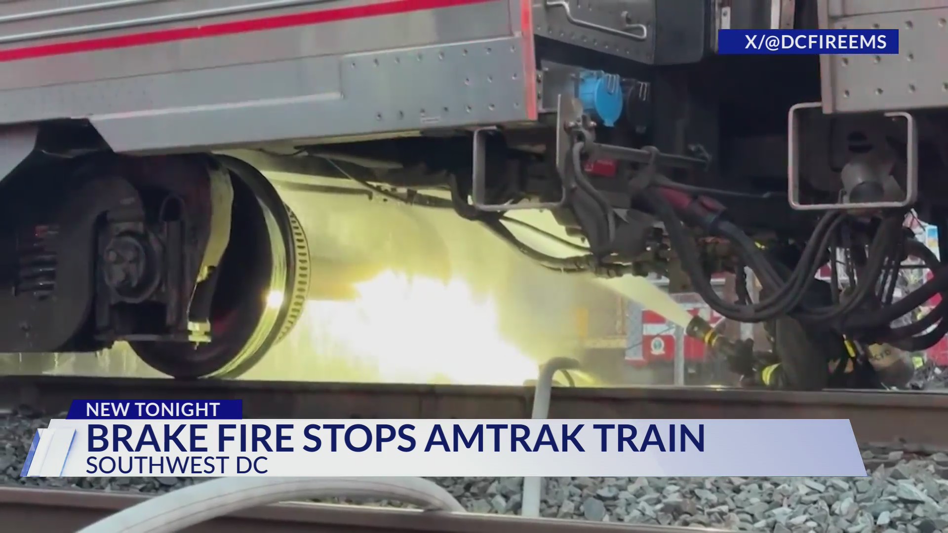 Debris caught in Amtrak undercarriage started fire in DC – DC News Now ...