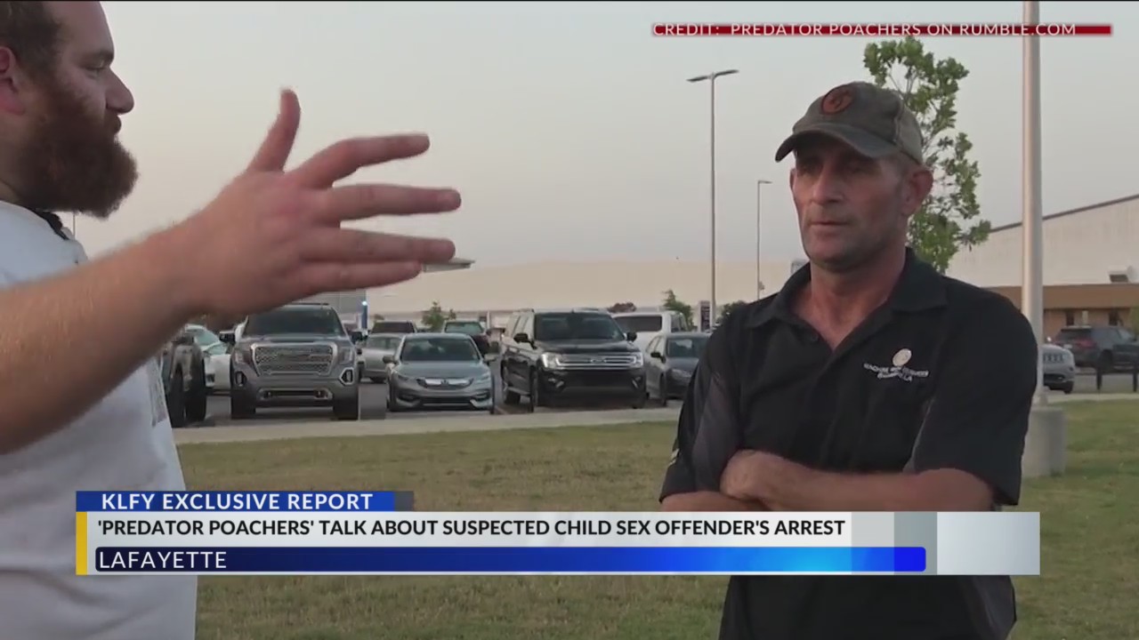 “Predator Poachers” talk about suspected child sex-offender – KLFY.com