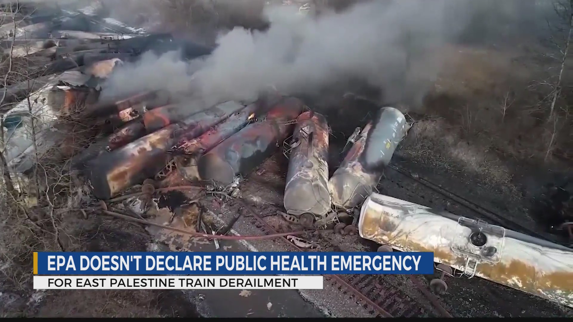 EPA says East Palestine train disaster does not qualify as a public ...