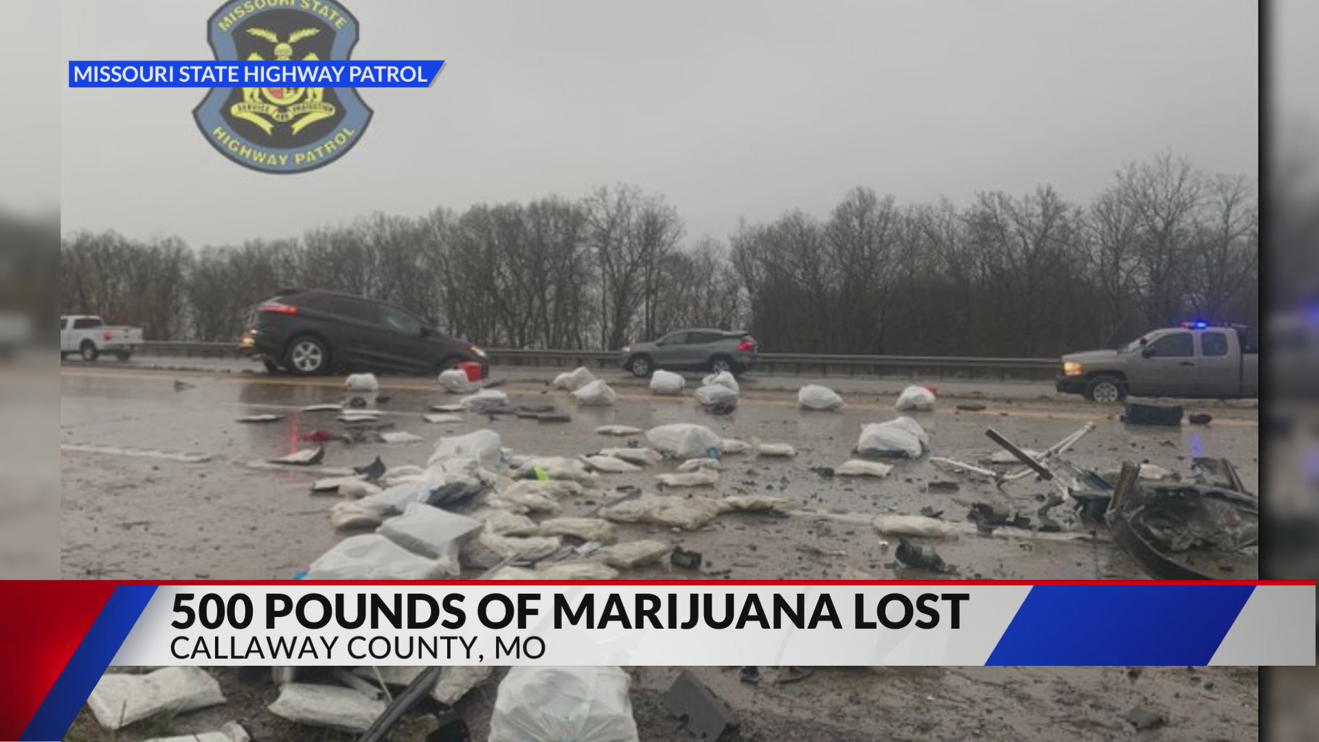 500 pounds of marijuana spill onto I-70 after crash on 4/20 – PIX11
