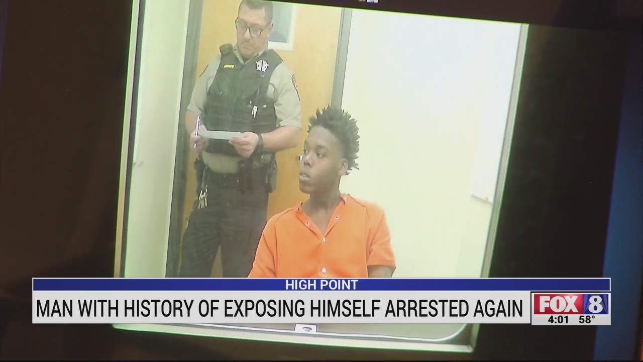 High Point man with history of exposing himself arrested again – FOX8 WGHP