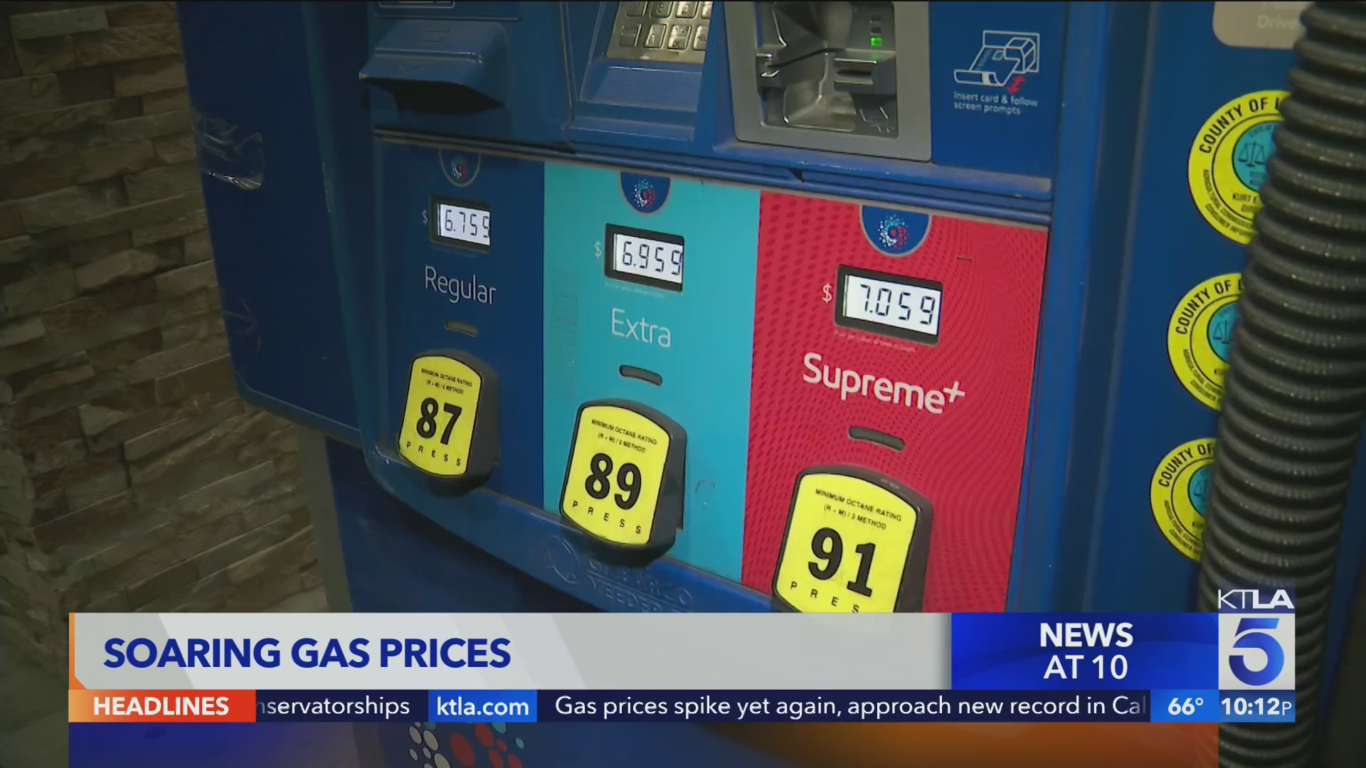 Gas prices spike yet again, approach new record in California and Los ...