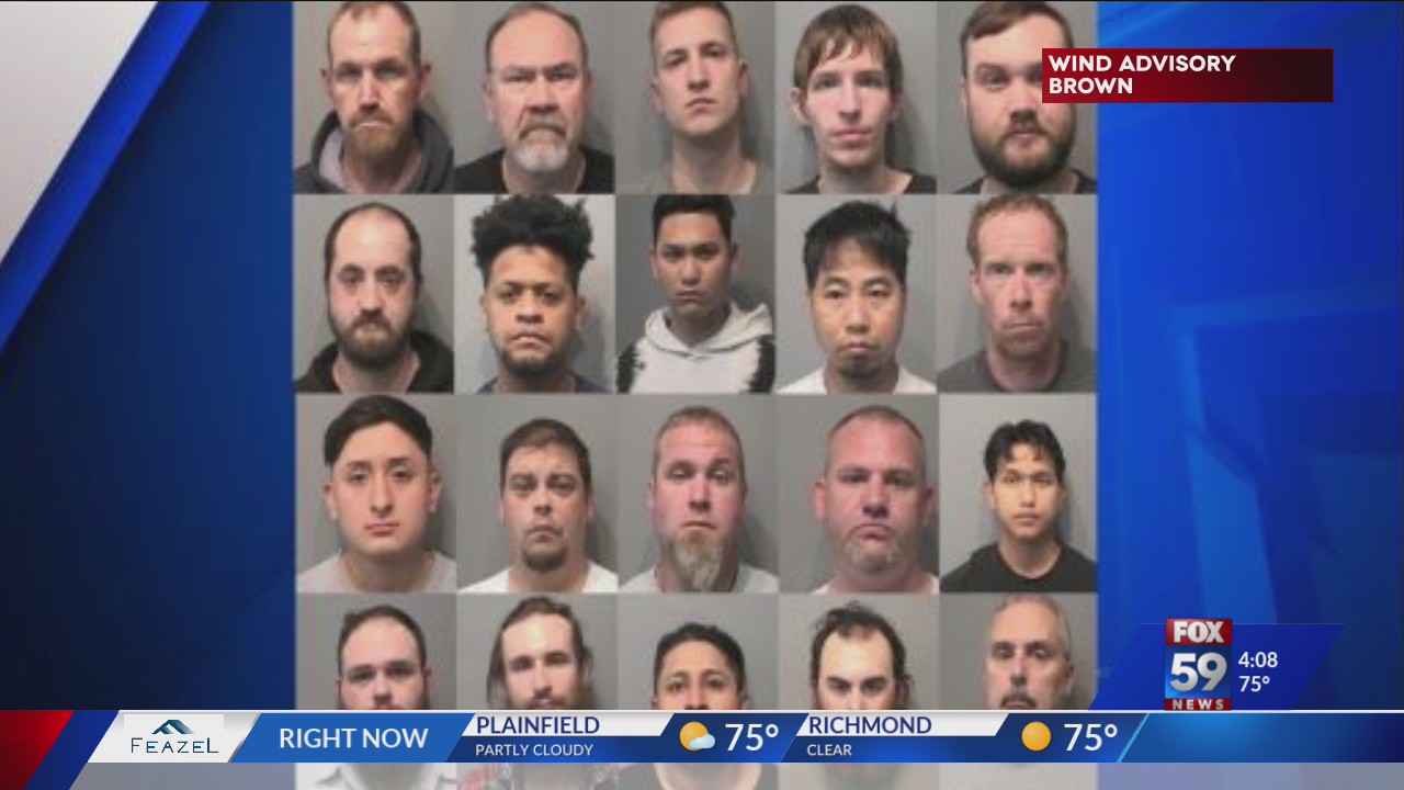 Johnson County child sex sting leads to 20 arrests – Fox 59