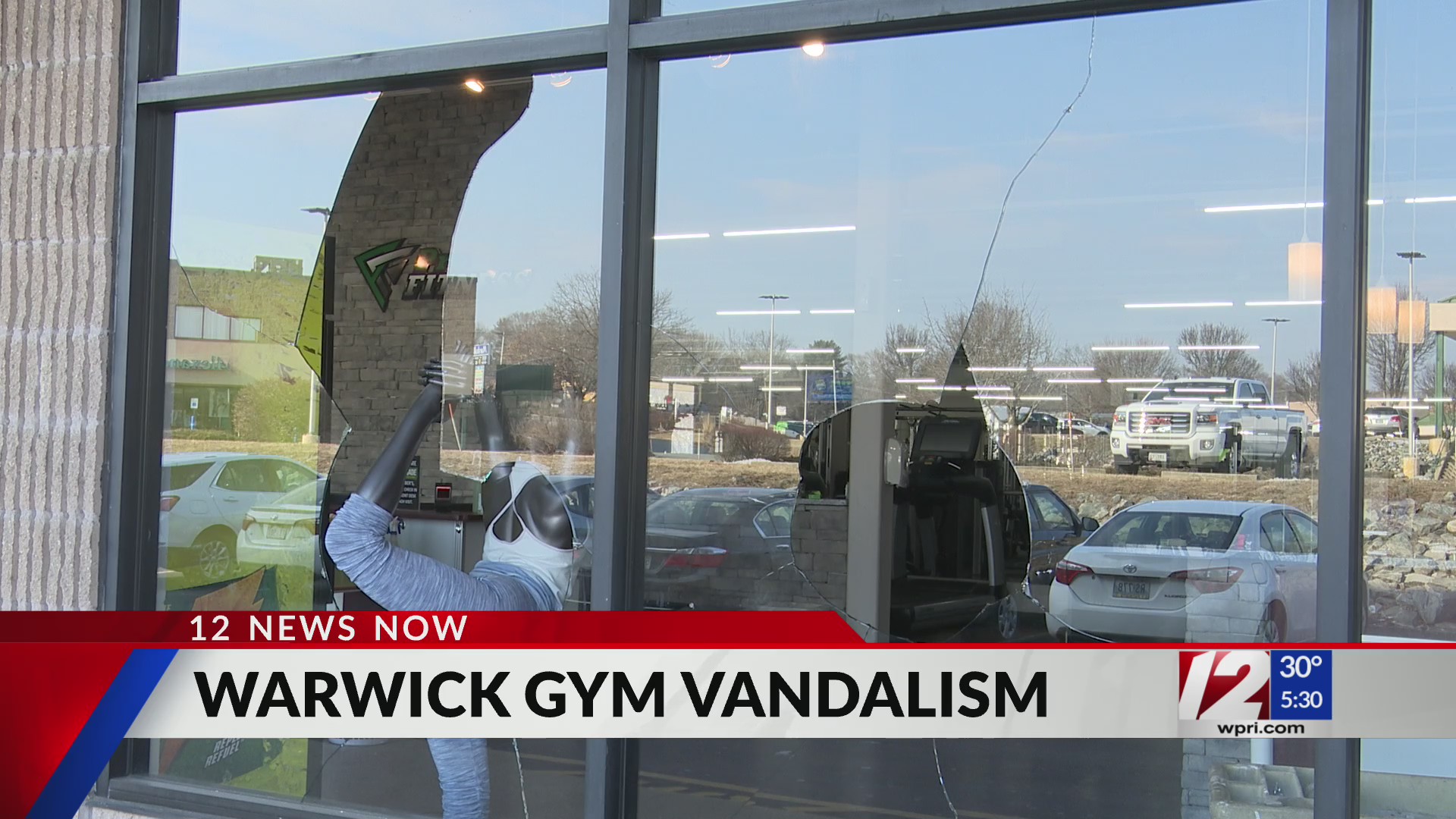Warwick gym vandalized – WPRI.com