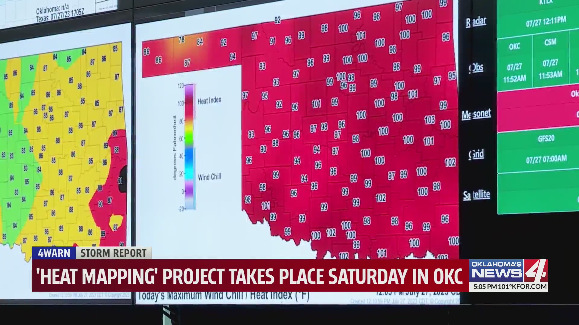 ‘Heat mapping’ project takes place Saturday in OKC – KFOR.com Oklahoma City