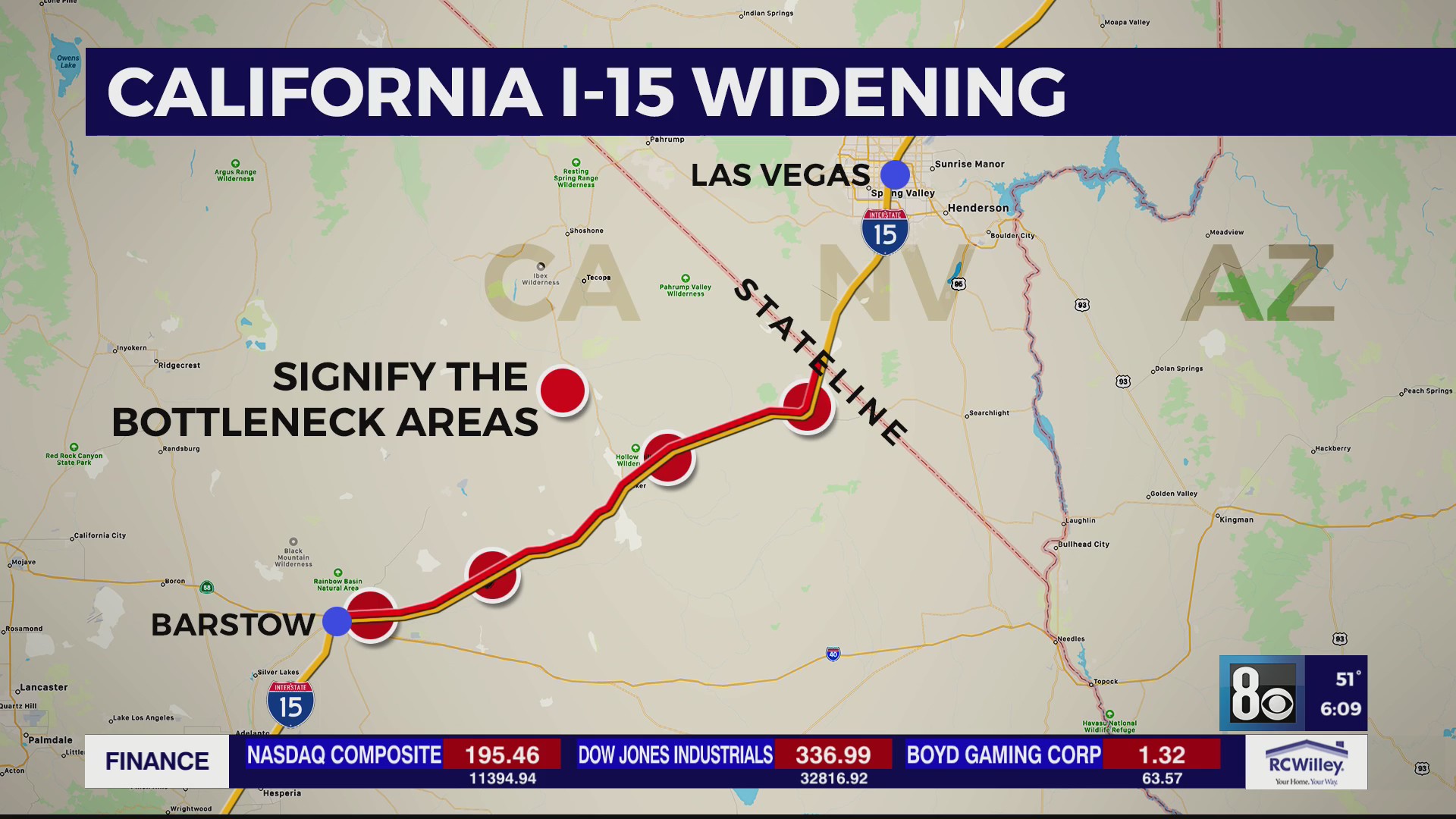 I-15 widening project has an unclear completion date, Caltrans says – KLAS