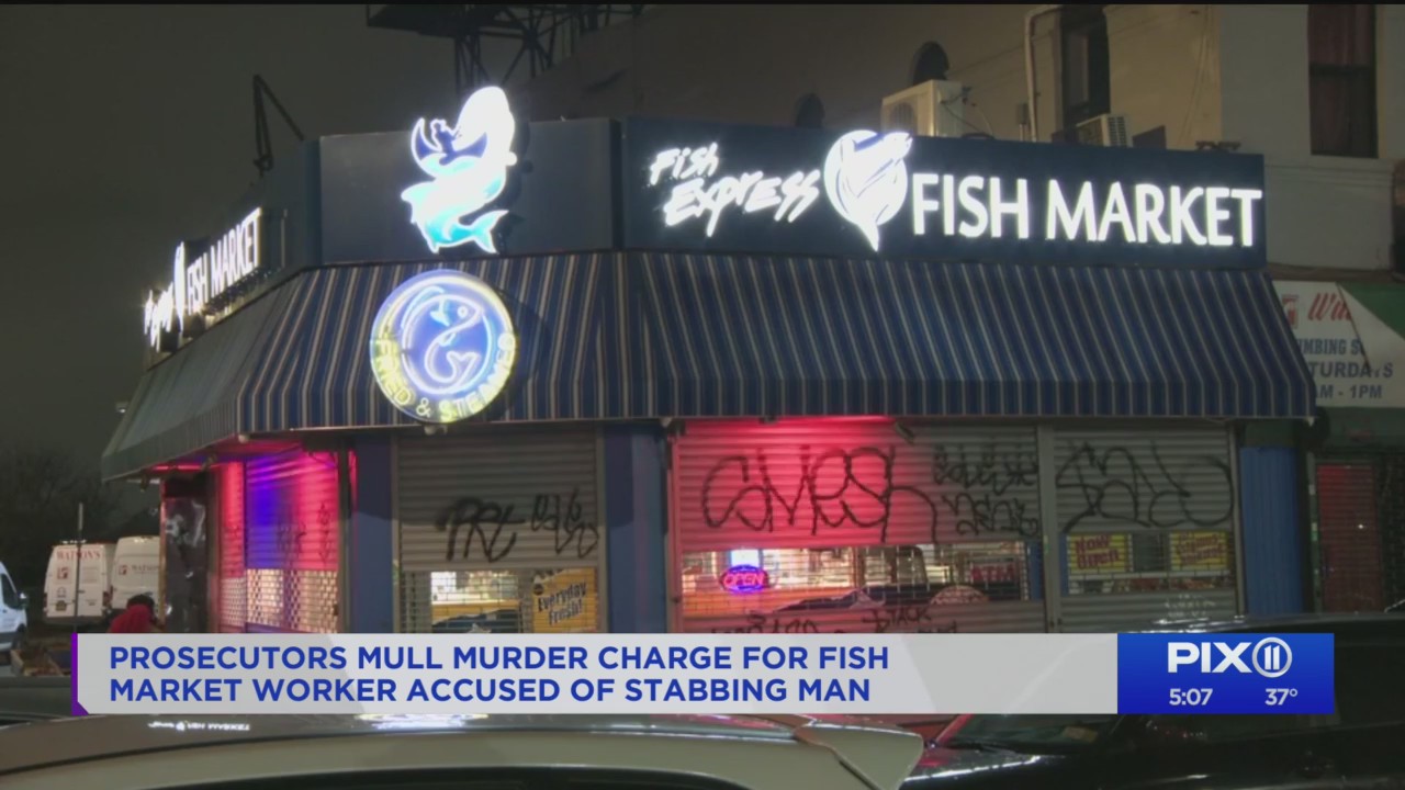 DA might drop some NYC fish market stabbing charges – PIX11