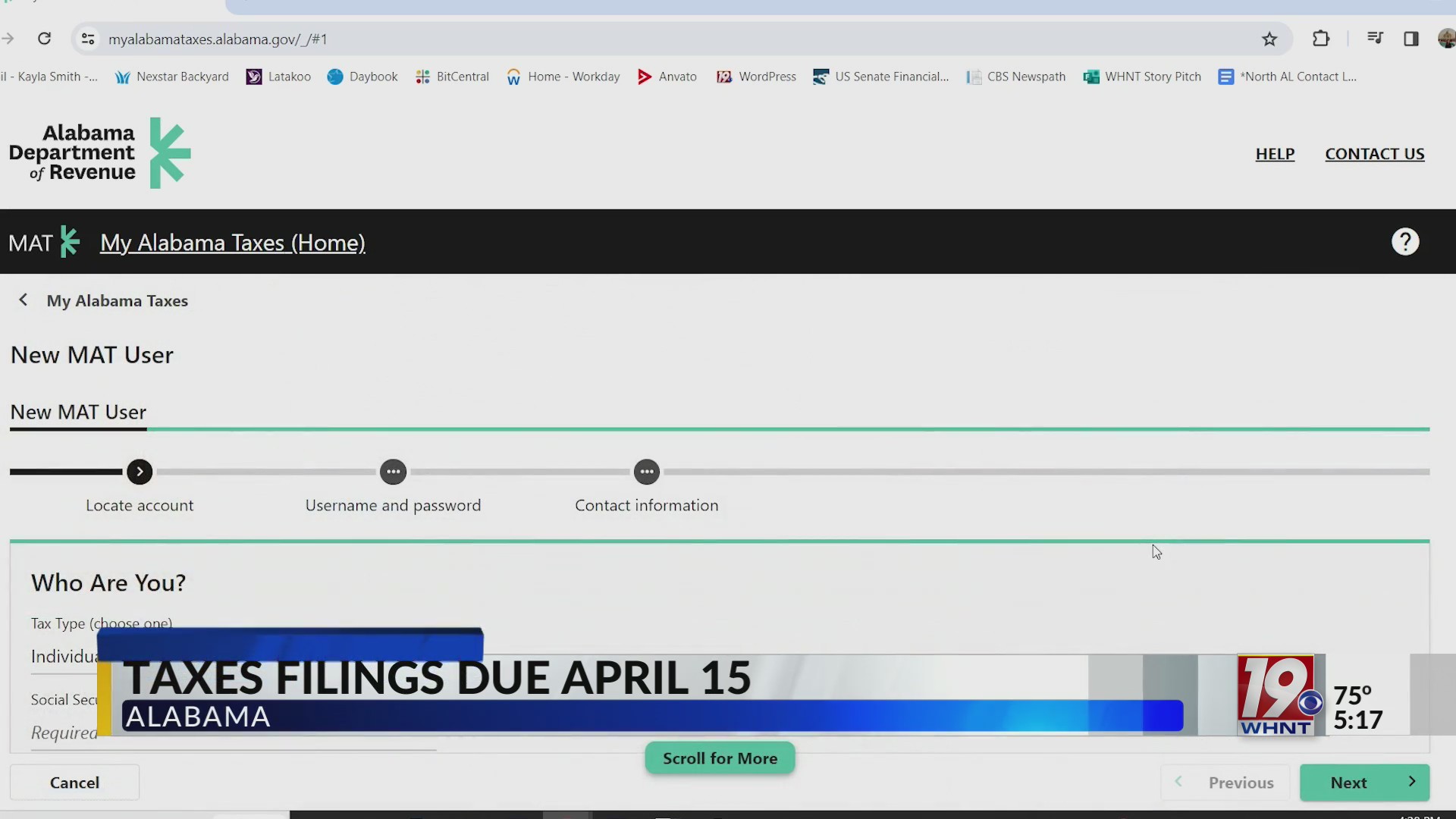 Taxes Filing Due April 15th | April 2, 2024 | News 19 at 5 p.m. – WHNT.com