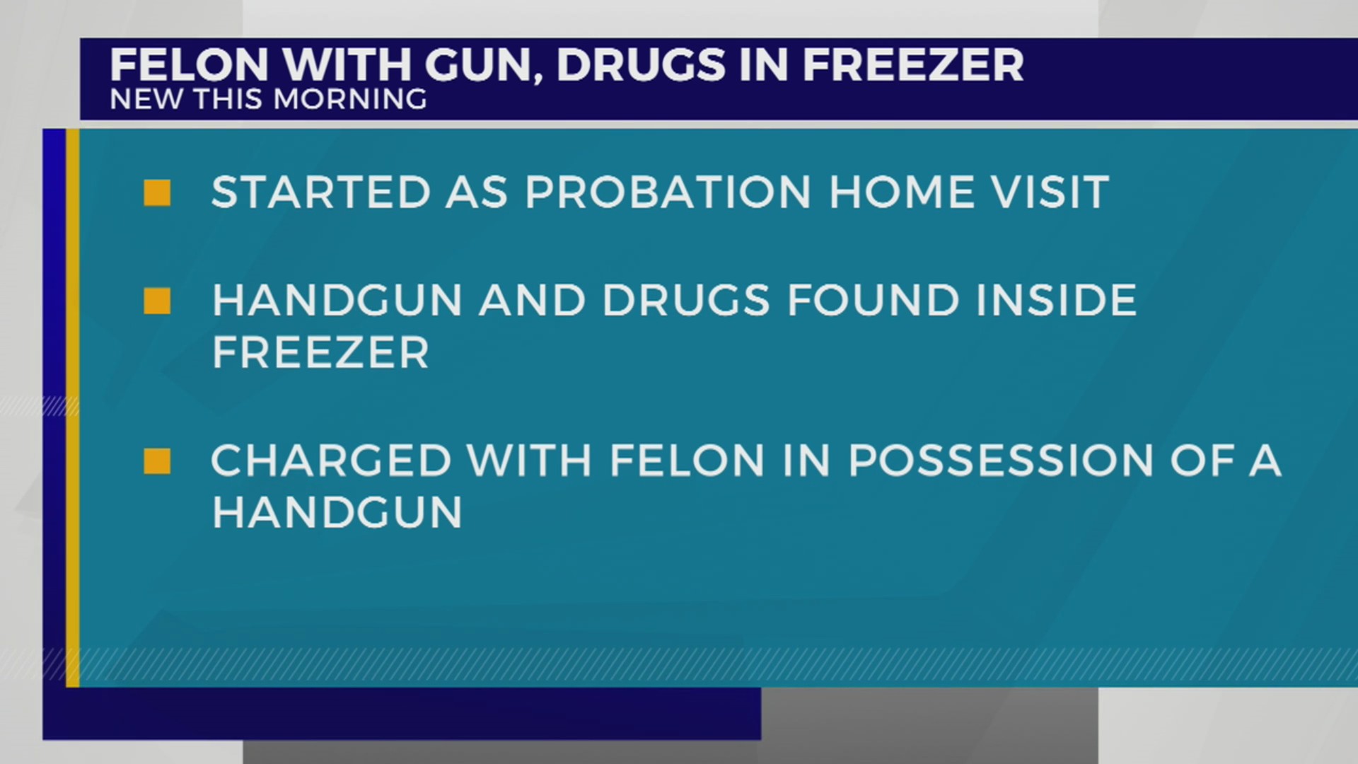 Felon arrested after gun, drugs found in freezer – WKRN News 2