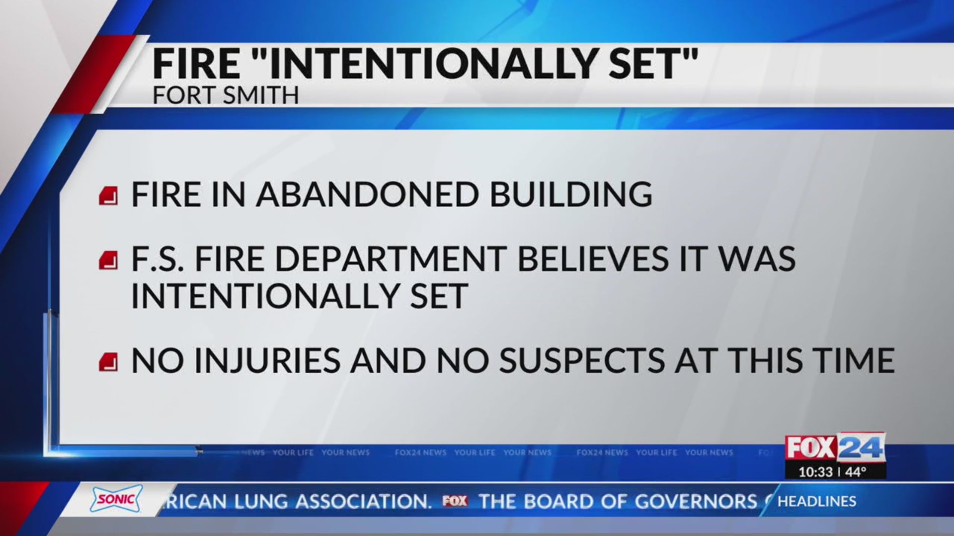 Fort Smith Fire Department: Fire intentionally set in downtown Fort ...