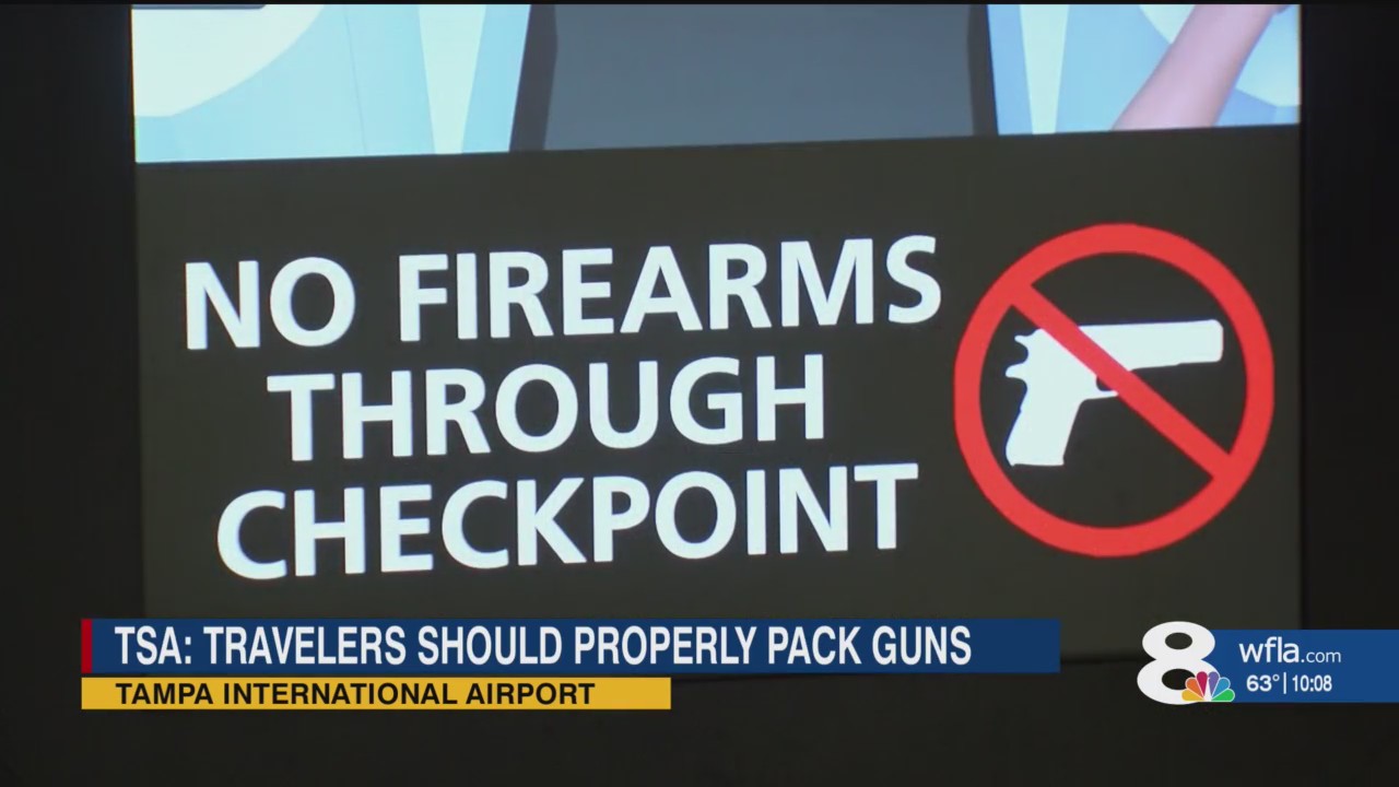 TSA SHOWS PEOPLE WHO TO PROPERLY PACK GUNS – WFLA