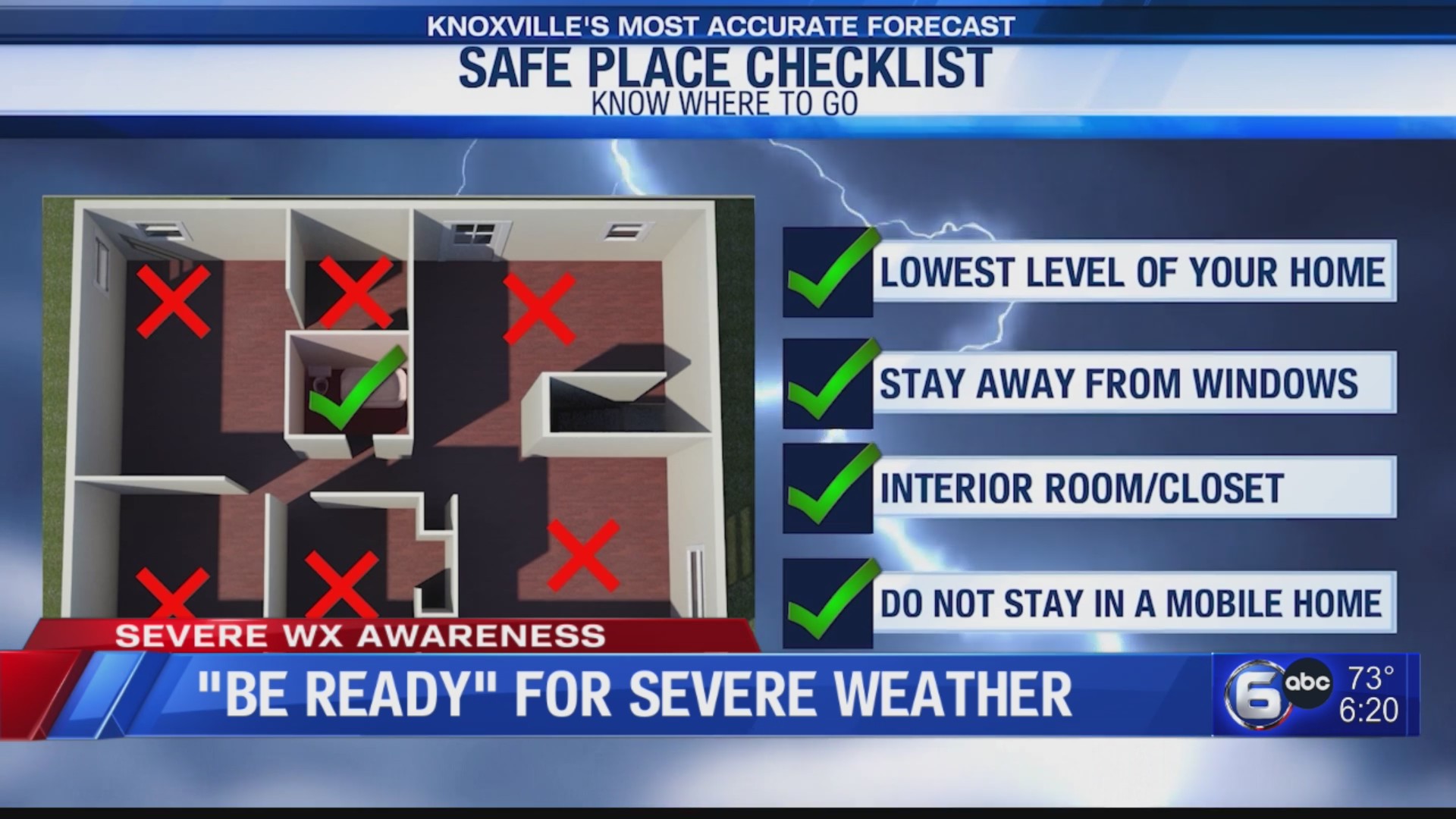 Safe Space Checklist – WATE 6 On Your Side